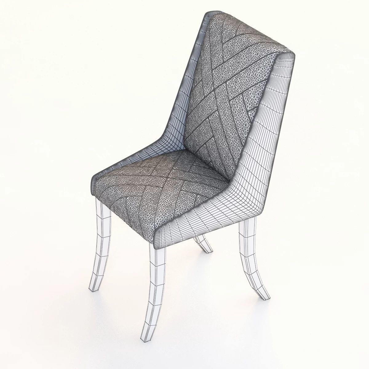 Chevron Chair 3D model | CGTrader