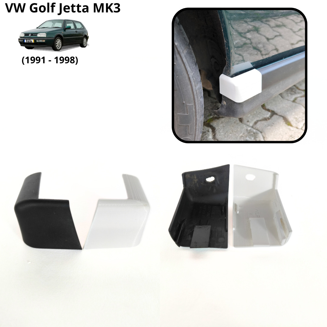 VW GOLF - JETTA MK3 Side Skirt End Cover 3D model 3D printable | CGTrader