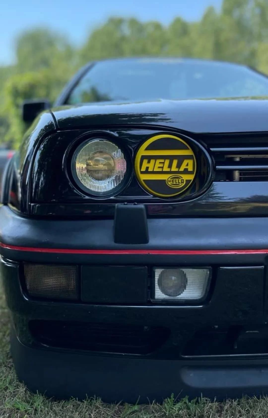 VW Golf MK3 HELLA Dual Round Covers 3D model 3D printable | CGTrader