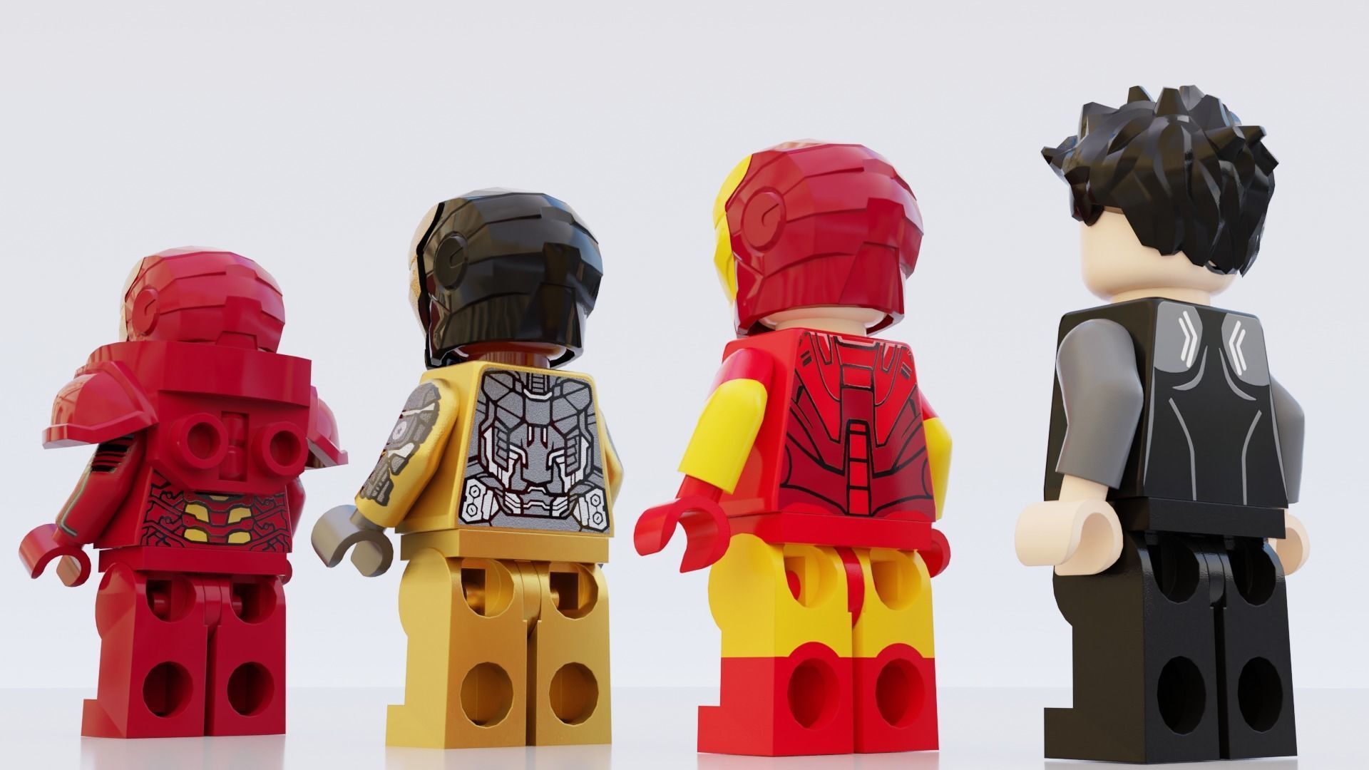 Lego Marvel Heroes Big Collection 3D model | CGTrader