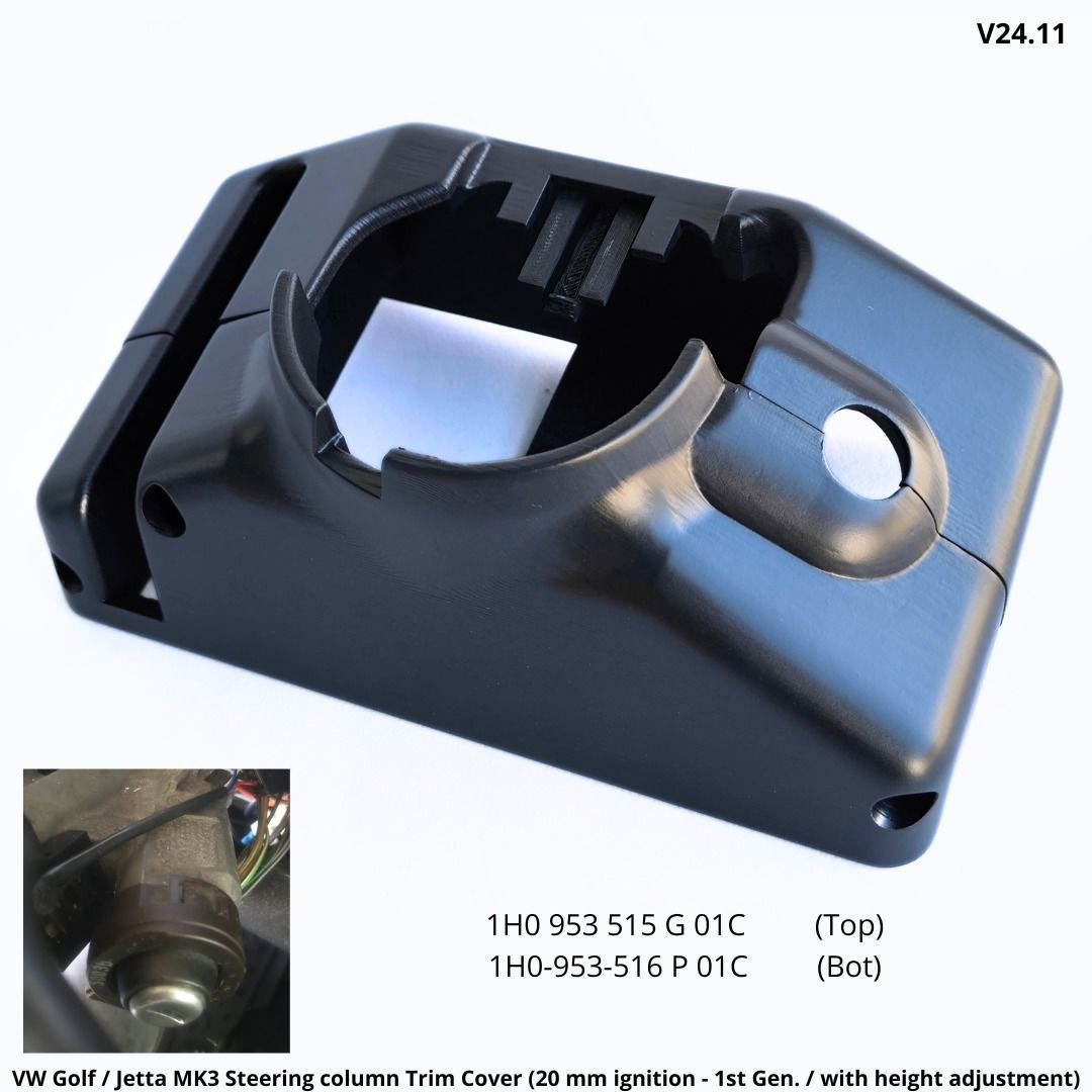 VW Golf Jetta MK3 Steering column Trim Cover 20 mm - 1st Gen 3D model ...