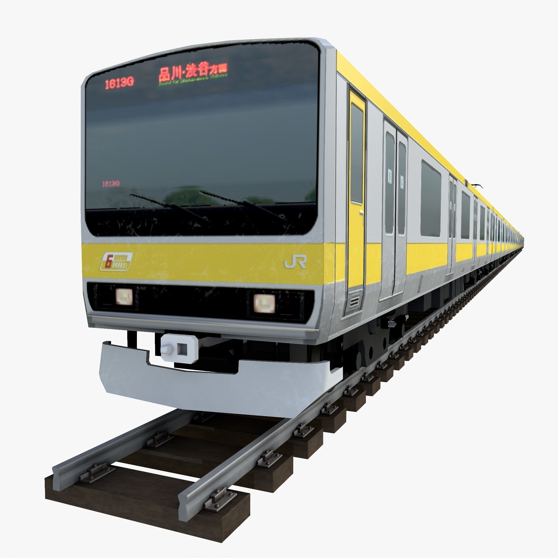 3D model JR East E231 Train Series Tokyu Japan Railway VR / AR / low-poly | CGTrader