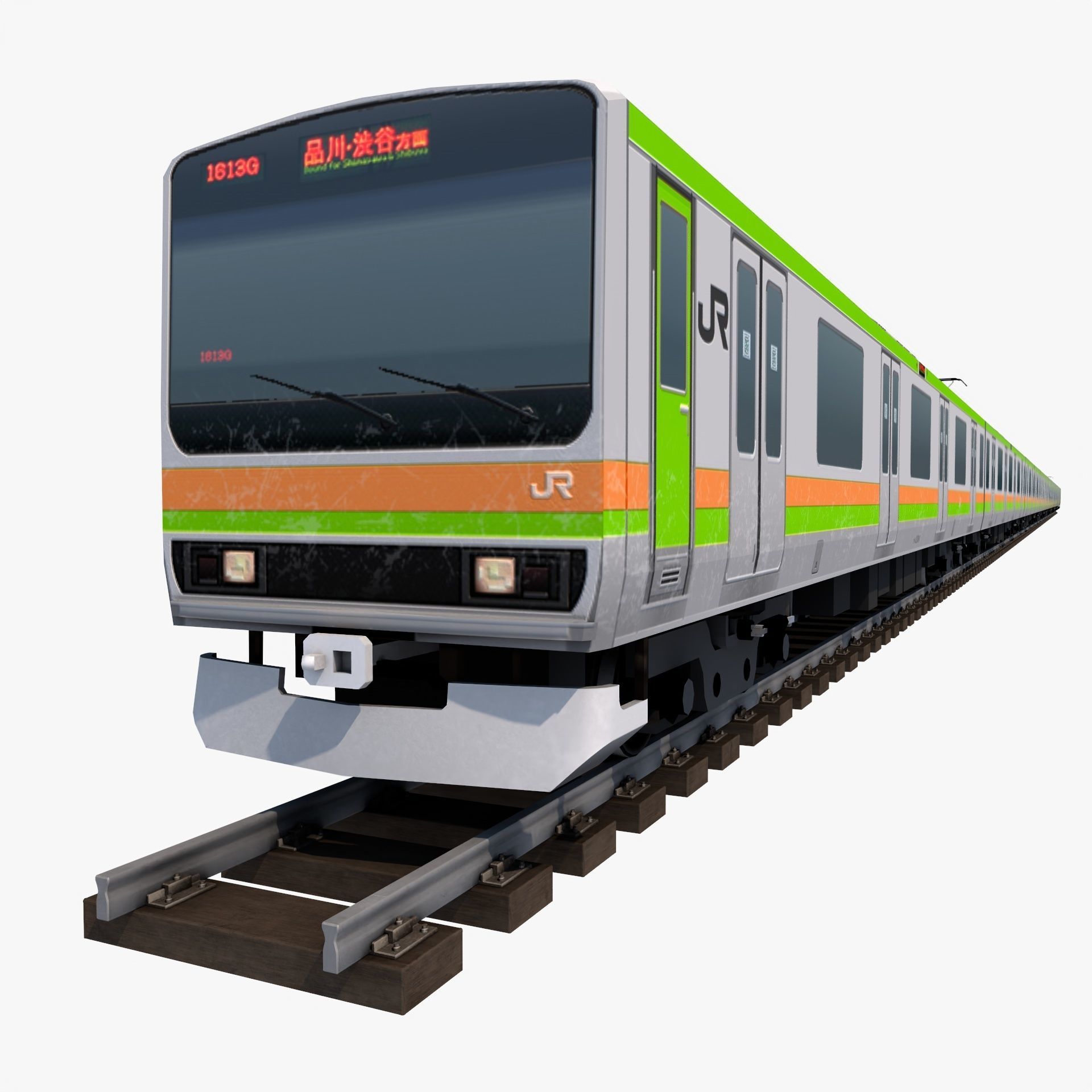 3D model JR East E231 Train Series Tokyu Japan Railway VR / AR / low ...