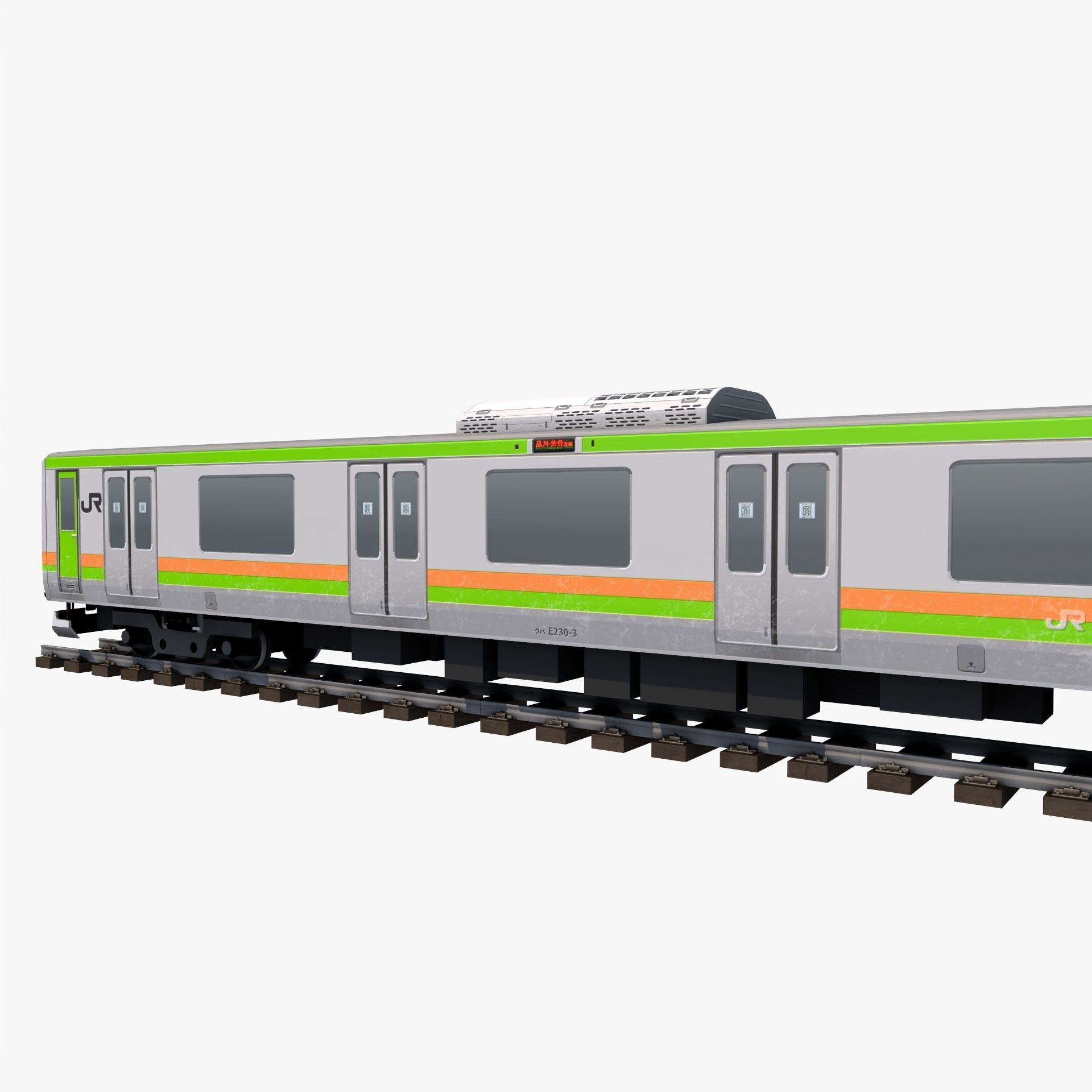 3D model JR East E231 Train Series Tokyu Japan Railway VR / AR / low ...