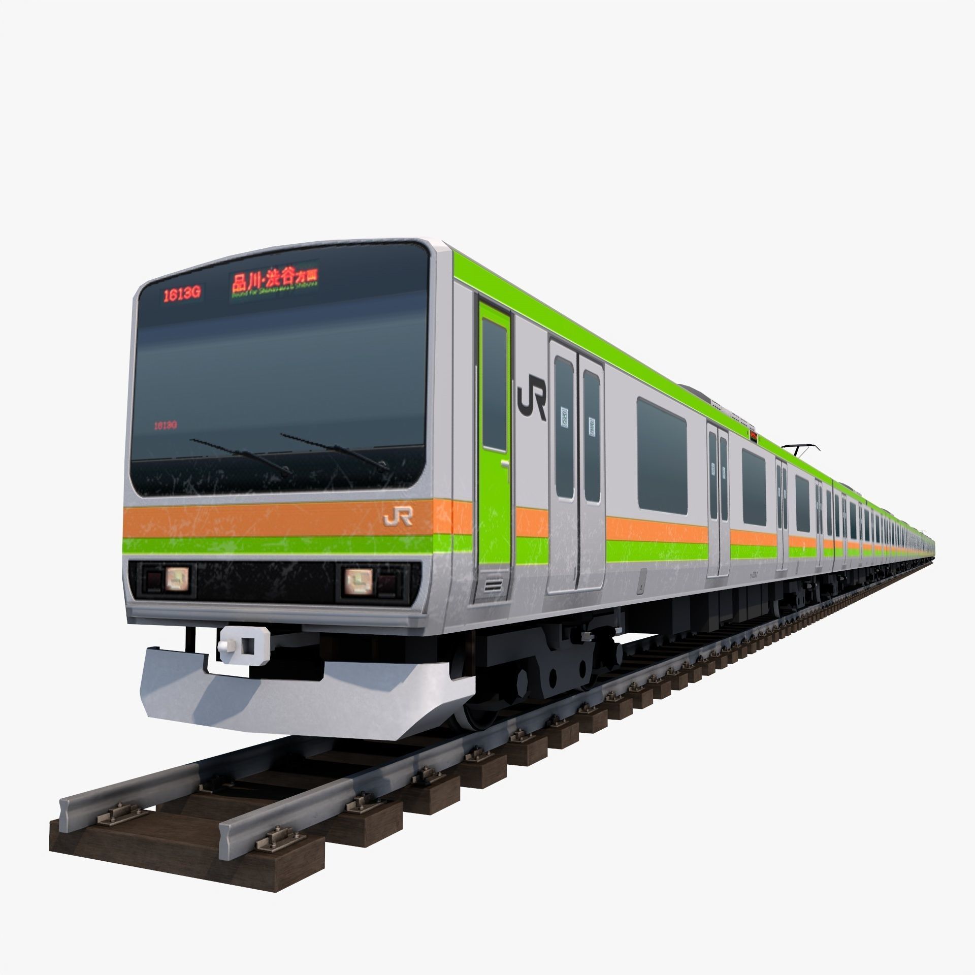 3D model JR East E231 Train Series Tokyu Japan Railway VR / AR / low ...