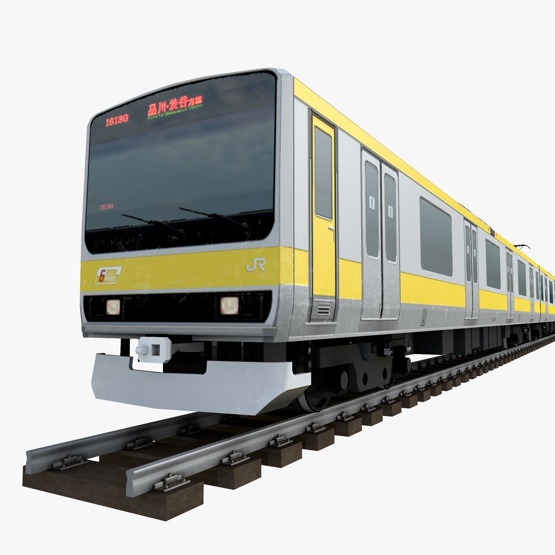 3D model JR East E231 Train Series Tokyu Japan Railway VR / AR / low ...