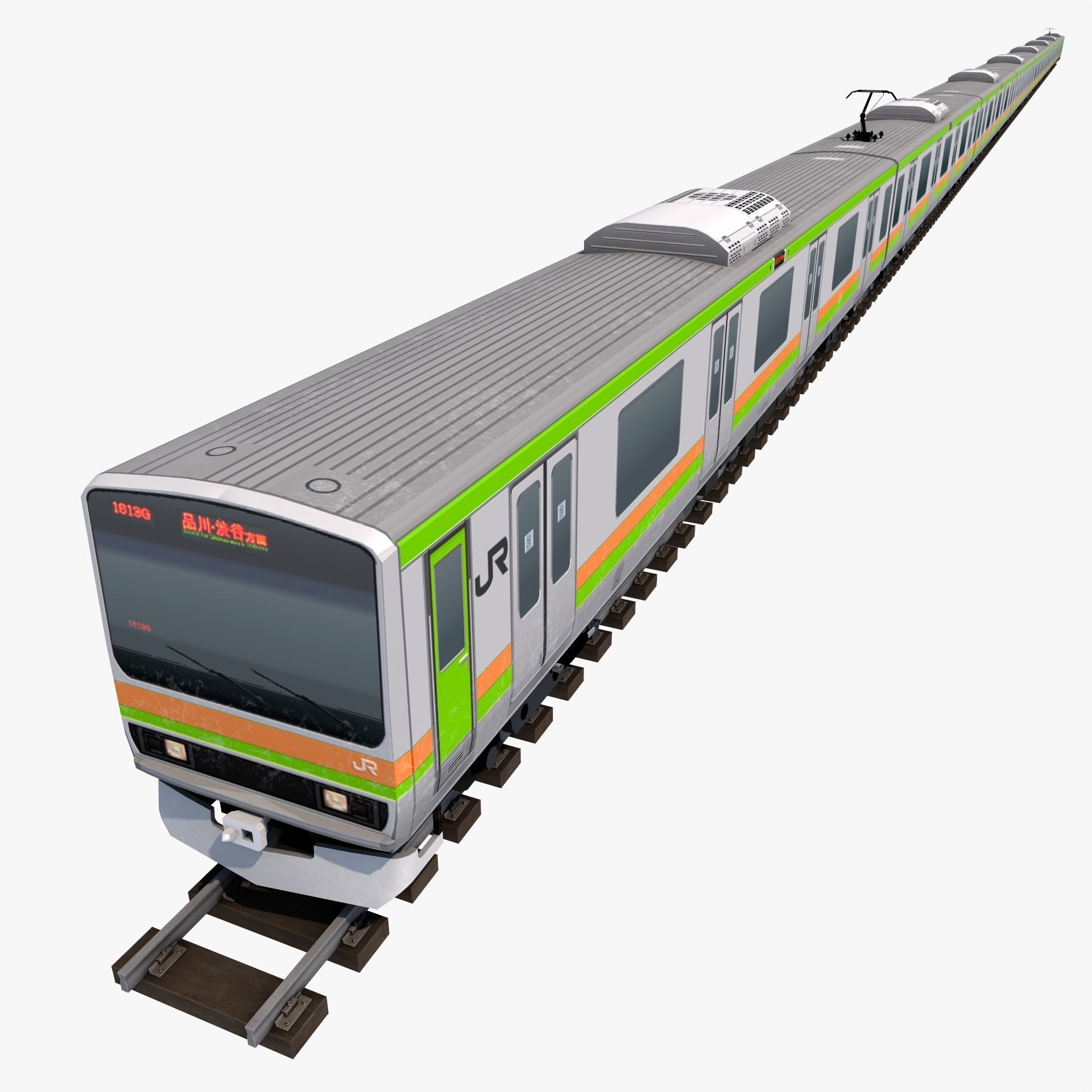 3D model JR East E231 Train Series Tokyu Japan Railway VR / AR / low-poly | CGTrader
