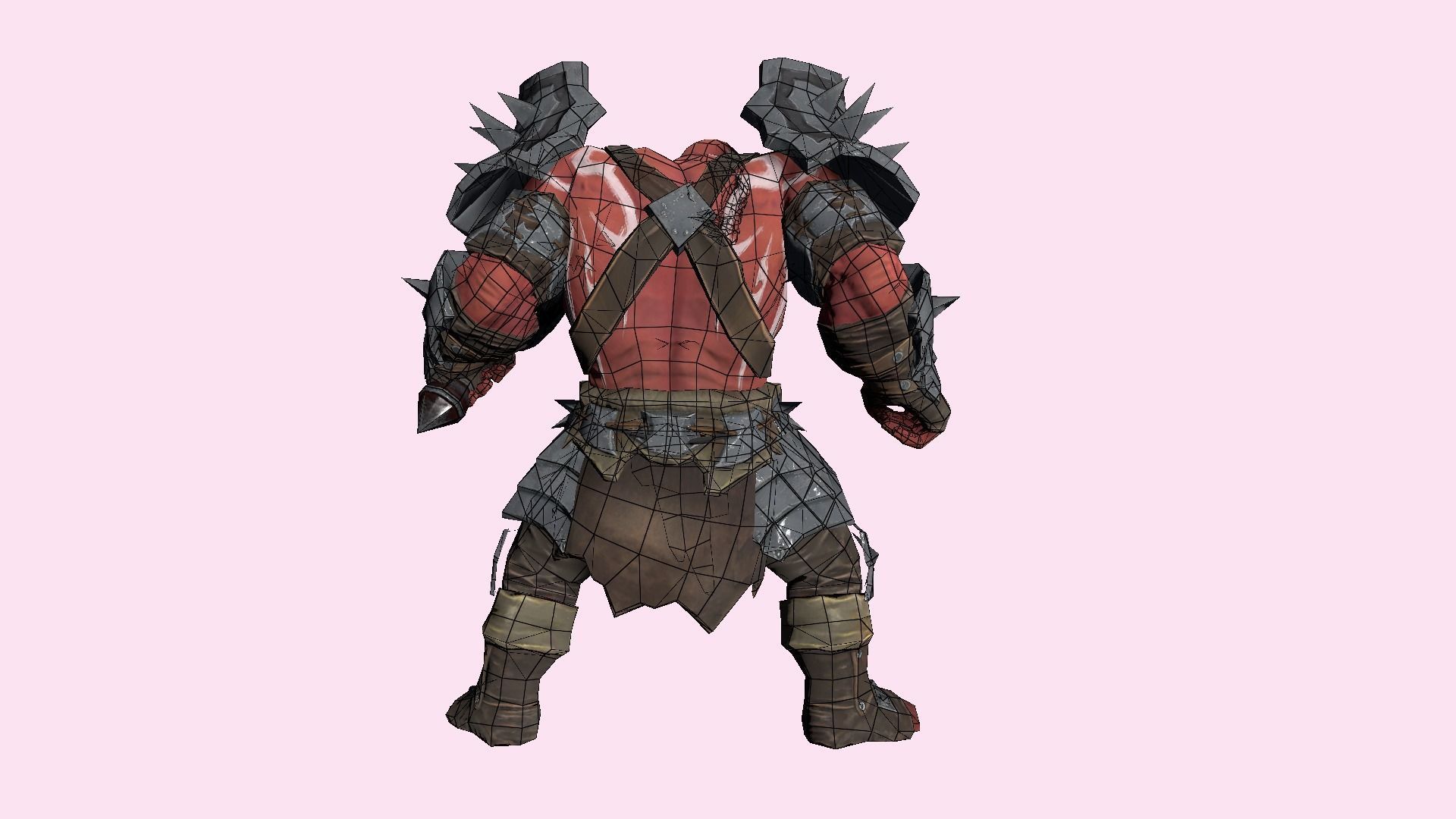 3D model Fantasy Warrior Orc 2 VR / AR / low-poly | CGTrader