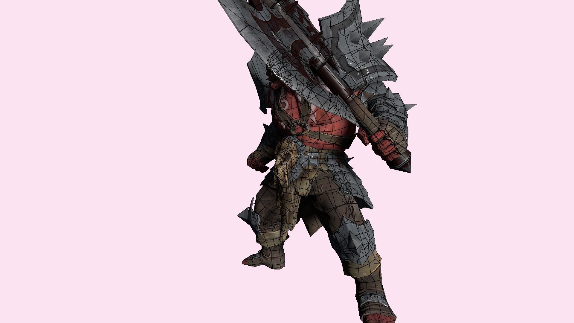 3D model Fantasy Warrior Orc 2 VR / AR / low-poly | CGTrader
