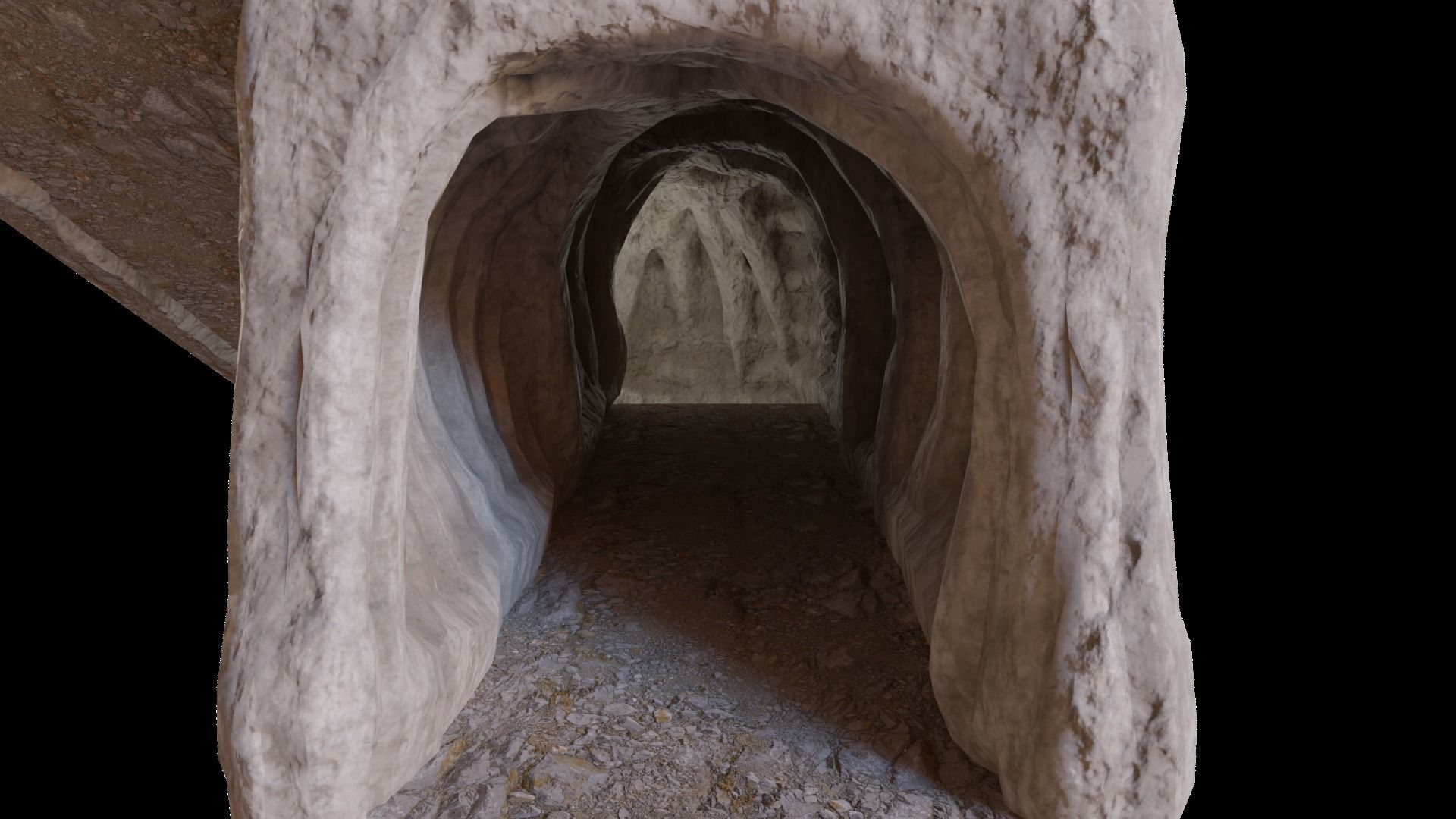 3D model Modular Dungeon Caves - Chambers Corridors 29 Pieces VR / AR / low-poly | CGTrader