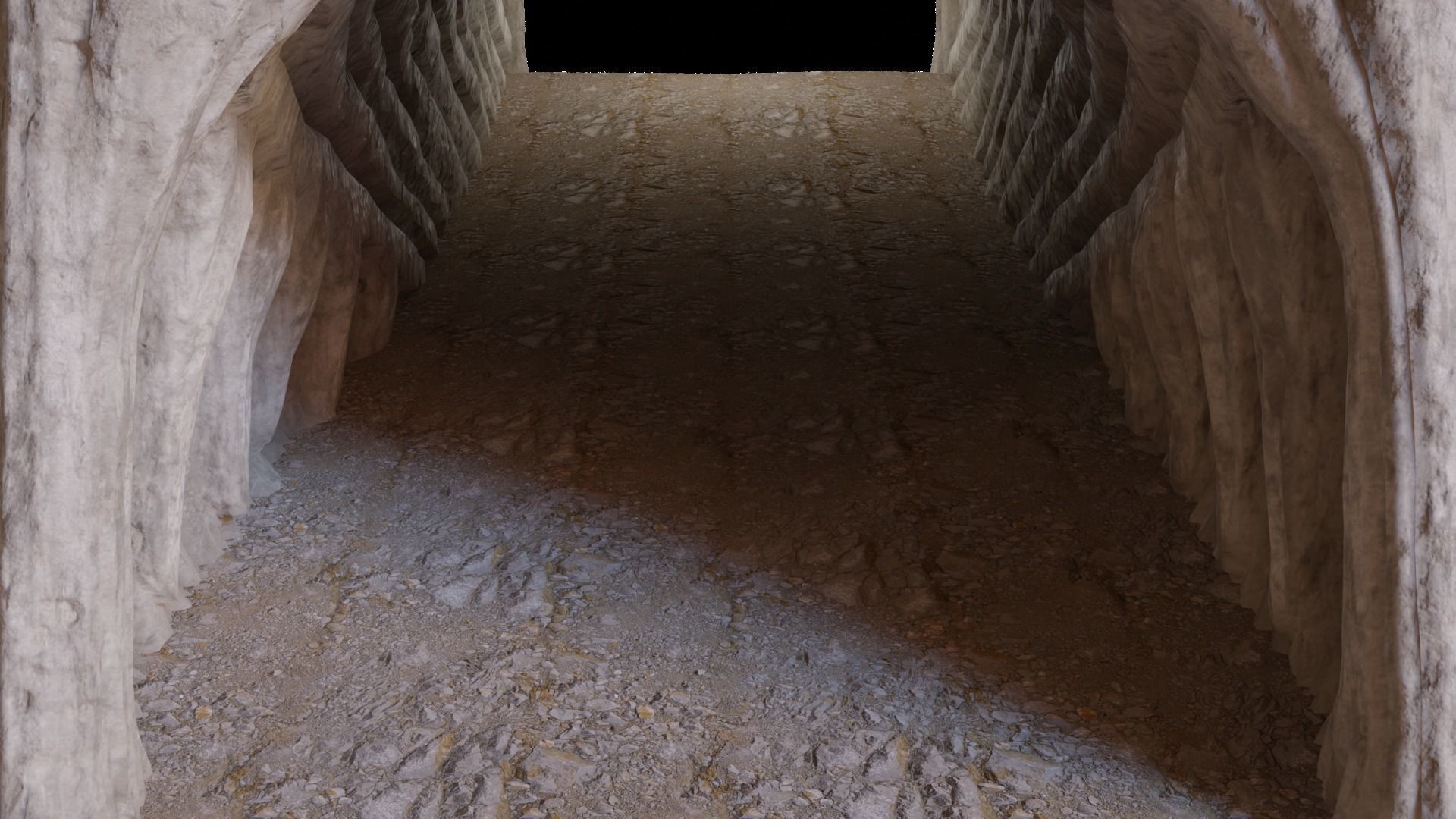 3D model Modular Dungeon Caves - Chambers Corridors 29 Pieces VR / AR / low-poly | CGTrader