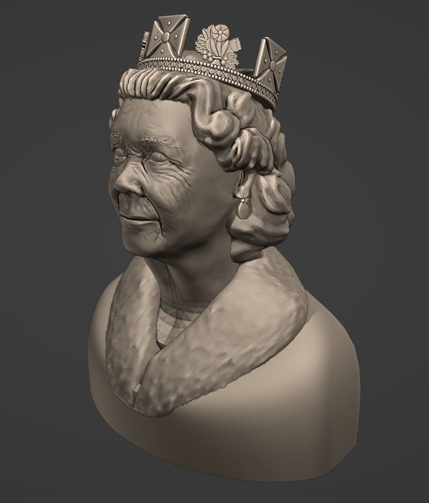 Free Elizabeth Bust free 3D model 3D printable | CGTrader