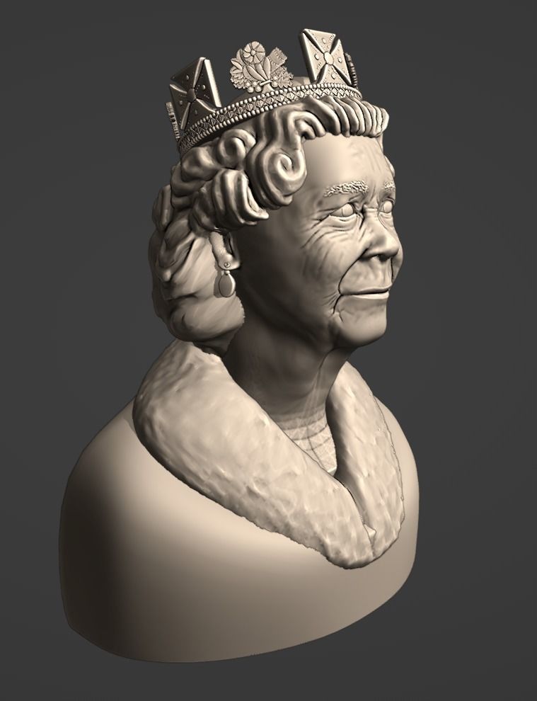Free Elizabeth Bust free 3D model 3D printable | CGTrader