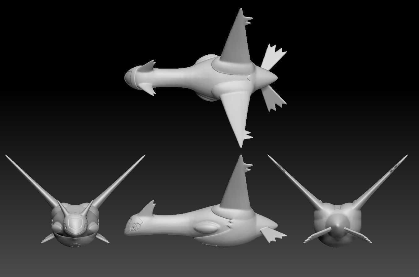 Pokemon Latias Latios 3D model 3D printable | CGTrader