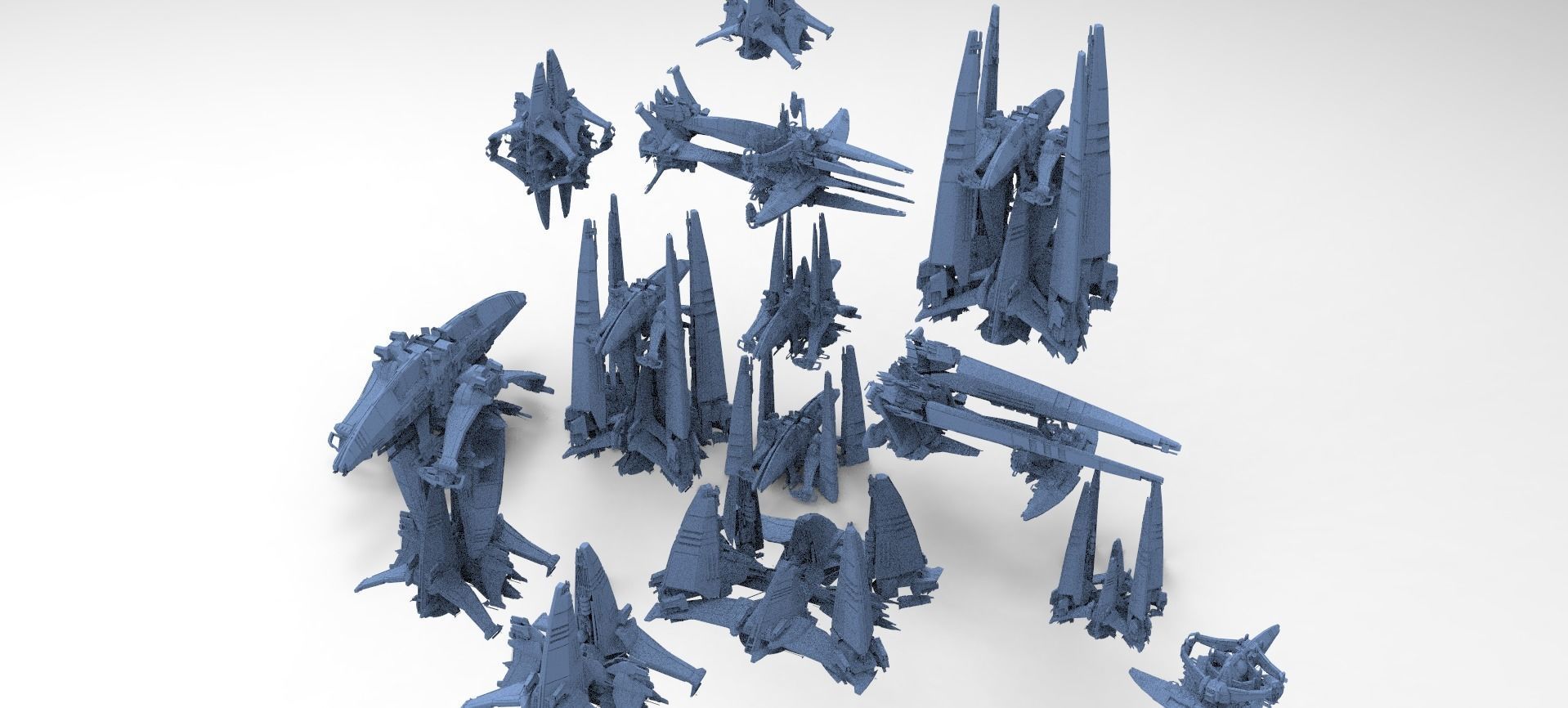 Mining collony Tera Ship Facility Kitbash 2 3D model | CGTrader