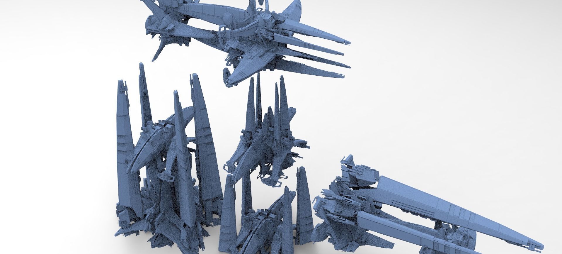 Tera Ship Facility collection 3D model | CGTrader