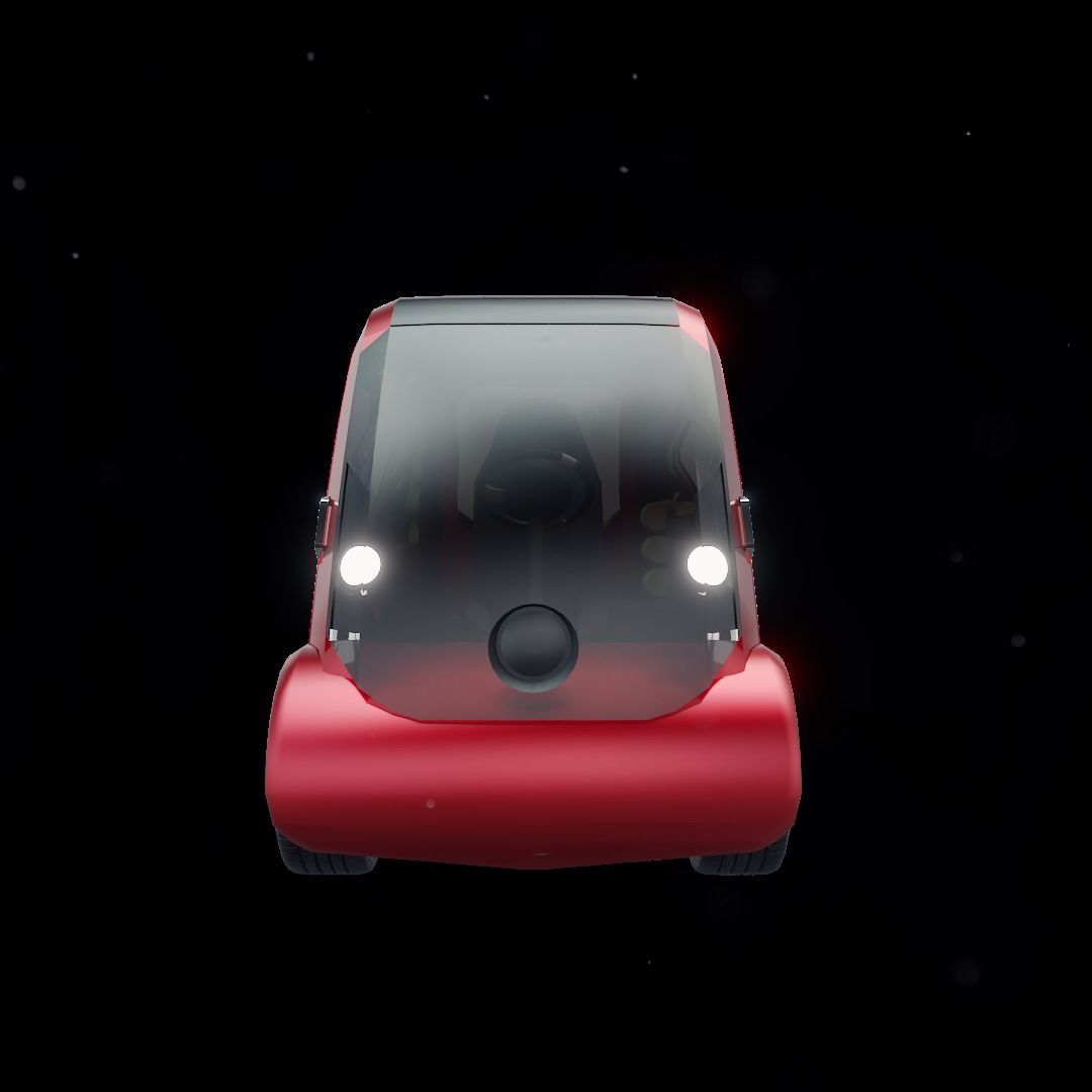 Mini Futuristic Car 3D model | CGTrader