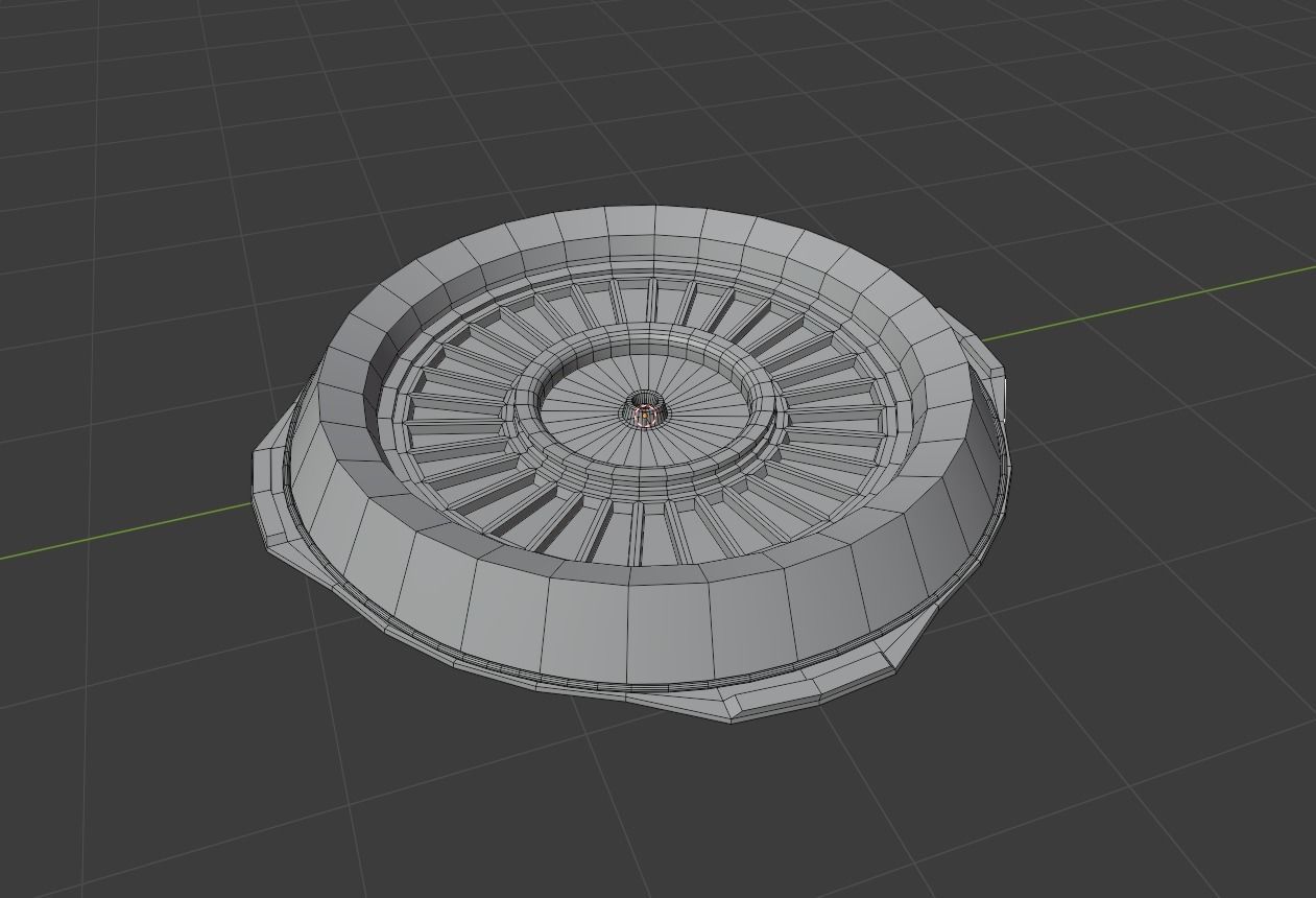 3D model Sci Fi Power Podium Stage VR / AR / low-poly | CGTrader
