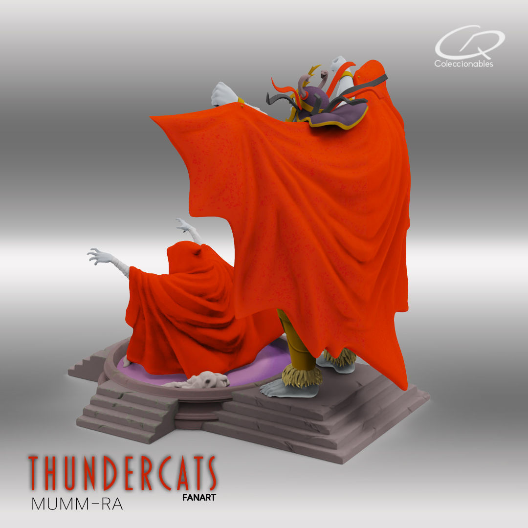 Thundercats Vol1 - Mumm-Ra Diorama 3D model 3D printable | CGTrader