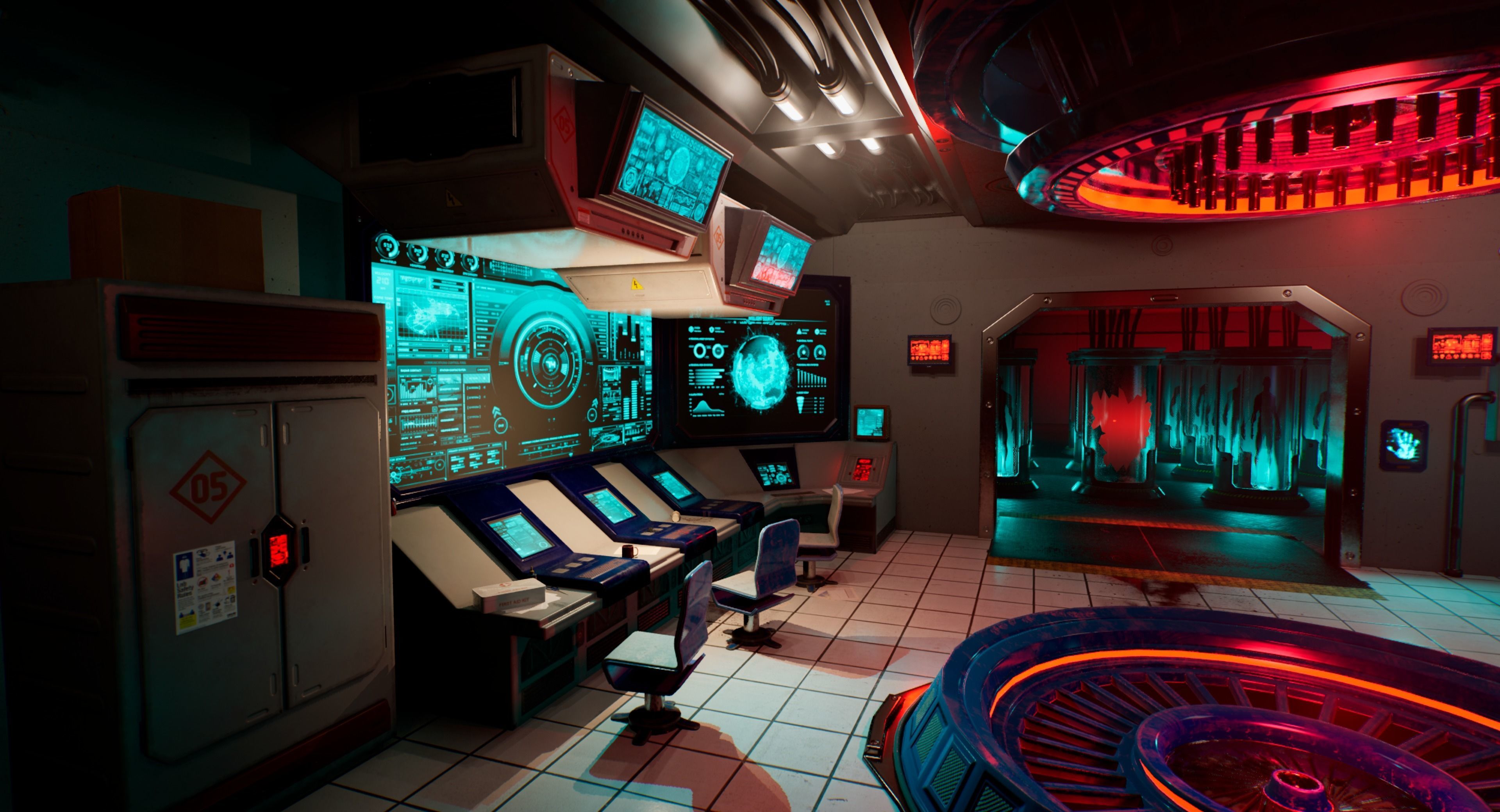 3D model Sci Fi Monitor Module VR / AR / low-poly | CGTrader