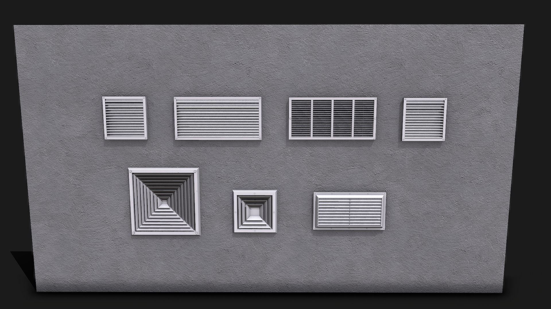 3D model Air Vent Systems VR / AR / low-poly | CGTrader