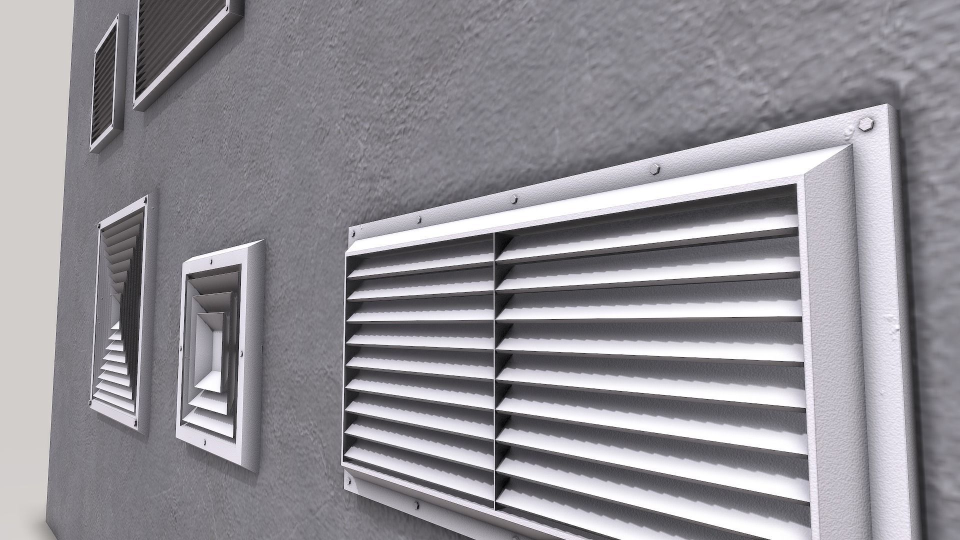 3D model Air Vent Systems VR / AR / low-poly | CGTrader