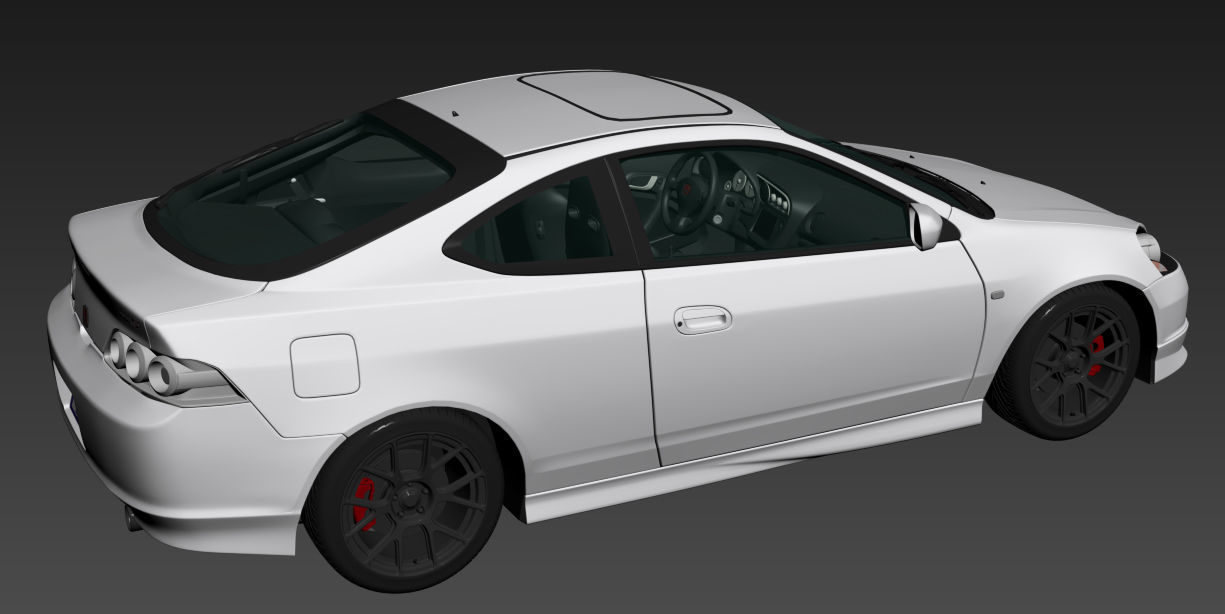 Honda Integra Type S 3D model | CGTrader