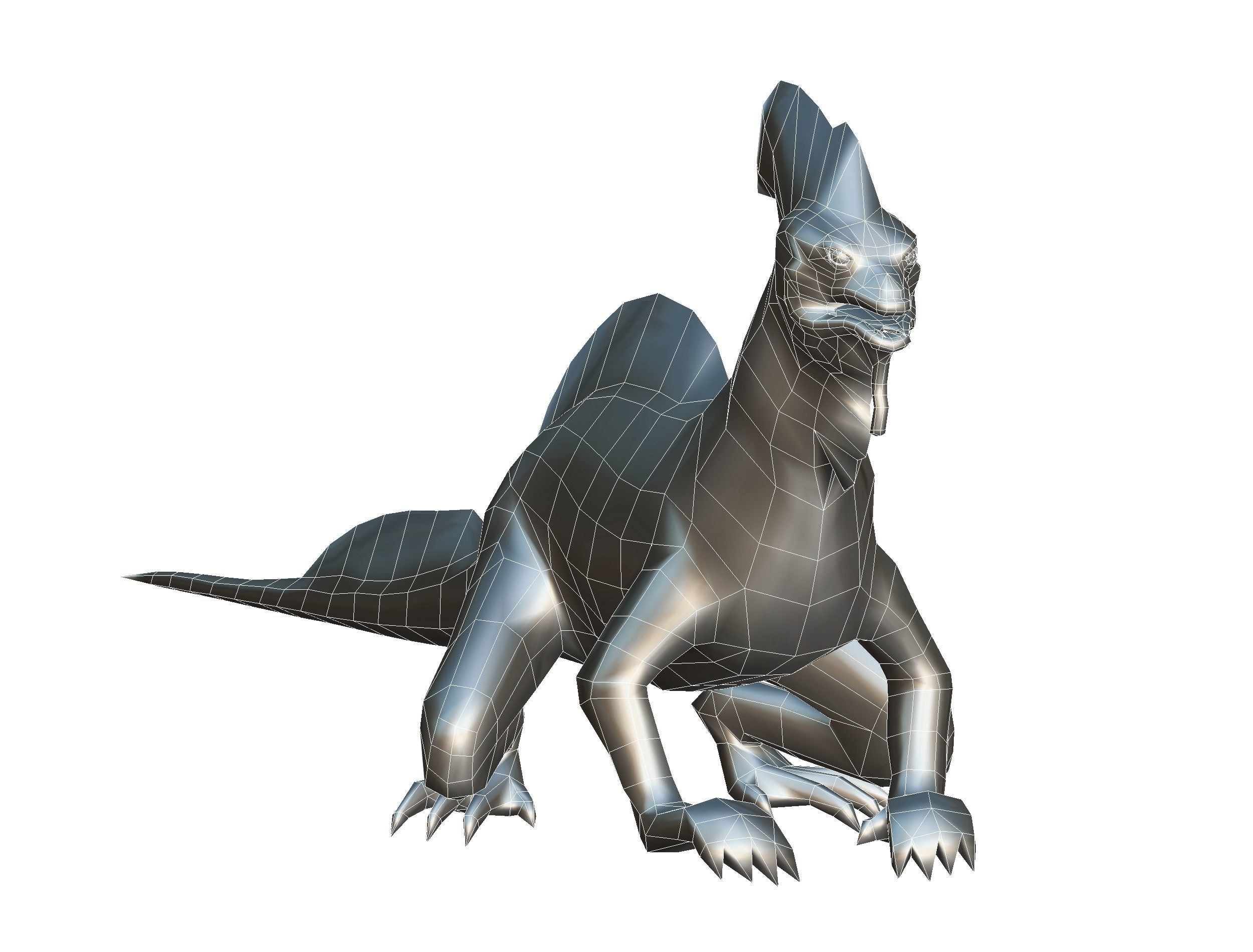 3D model LowPoly the Mythical Snake Basilisk VR / AR / low-poly | CGTrader