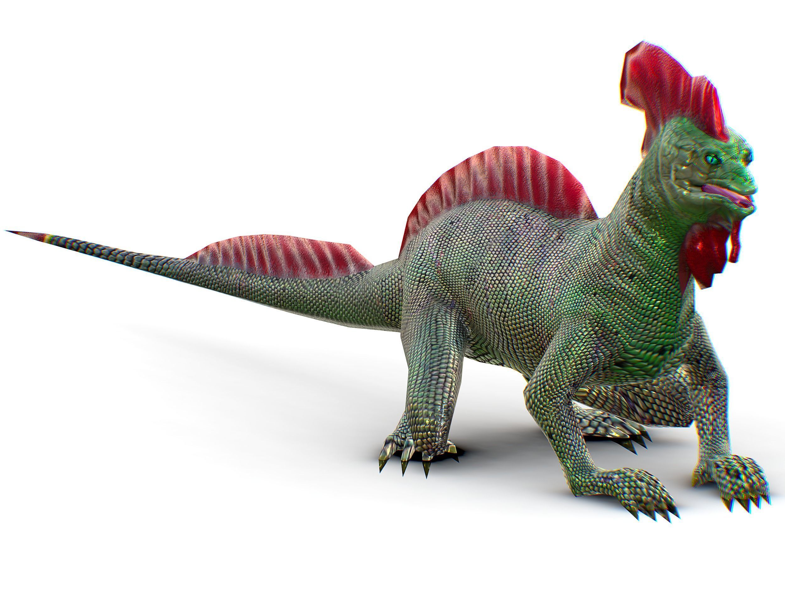 3D model LowPoly the Mythical Snake Basilisk VR / AR / low-poly | CGTrader