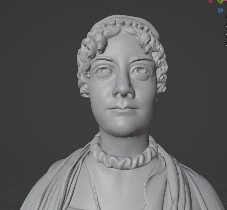 Jane Austen 3D model 3D printable | CGTrader