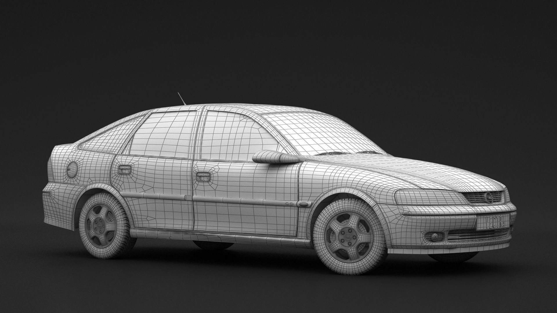 Opel Vectra B HB Facelift 3D model | CGTrader