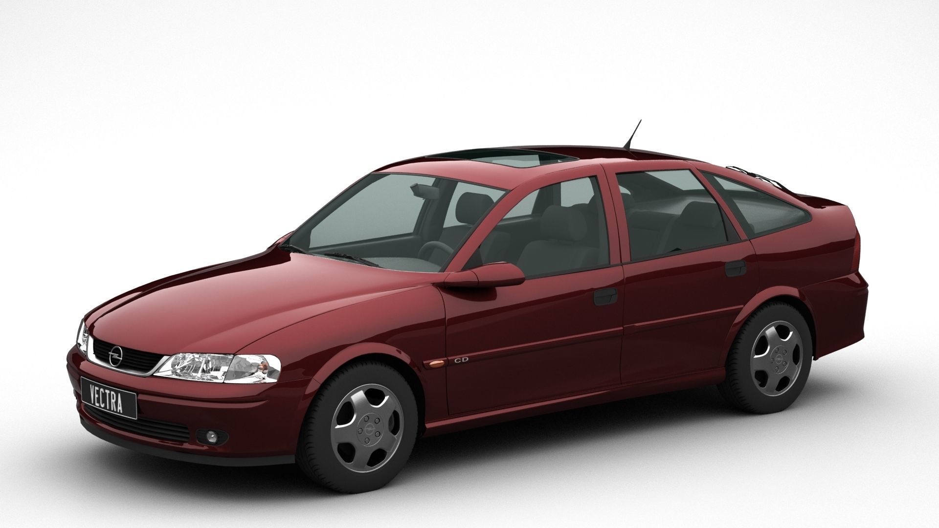 Opel Vectra B HB Facelift 3D model | CGTrader
