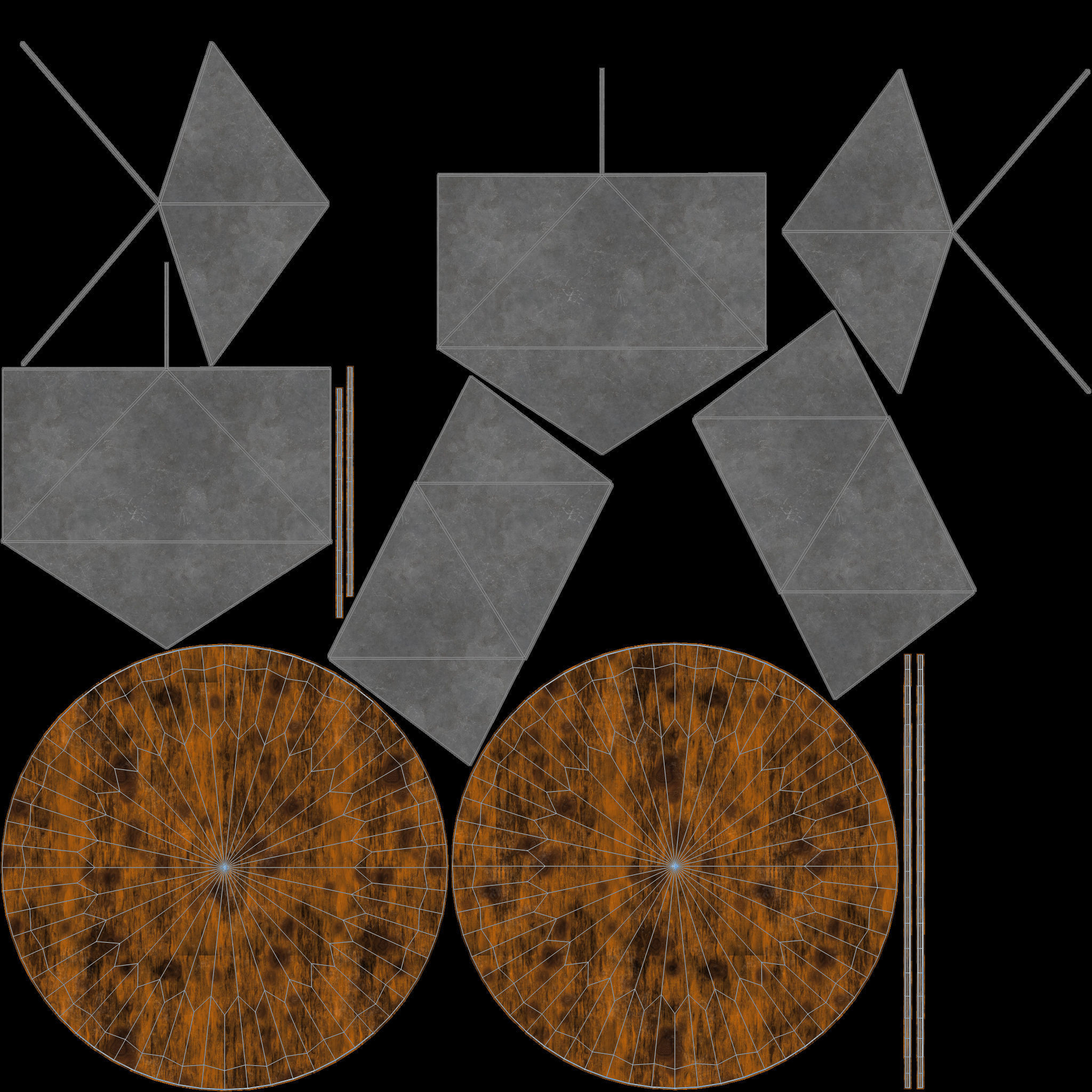 3D model Modern Round Table 3D Model AR VR PBR VR / AR / low-poly ...