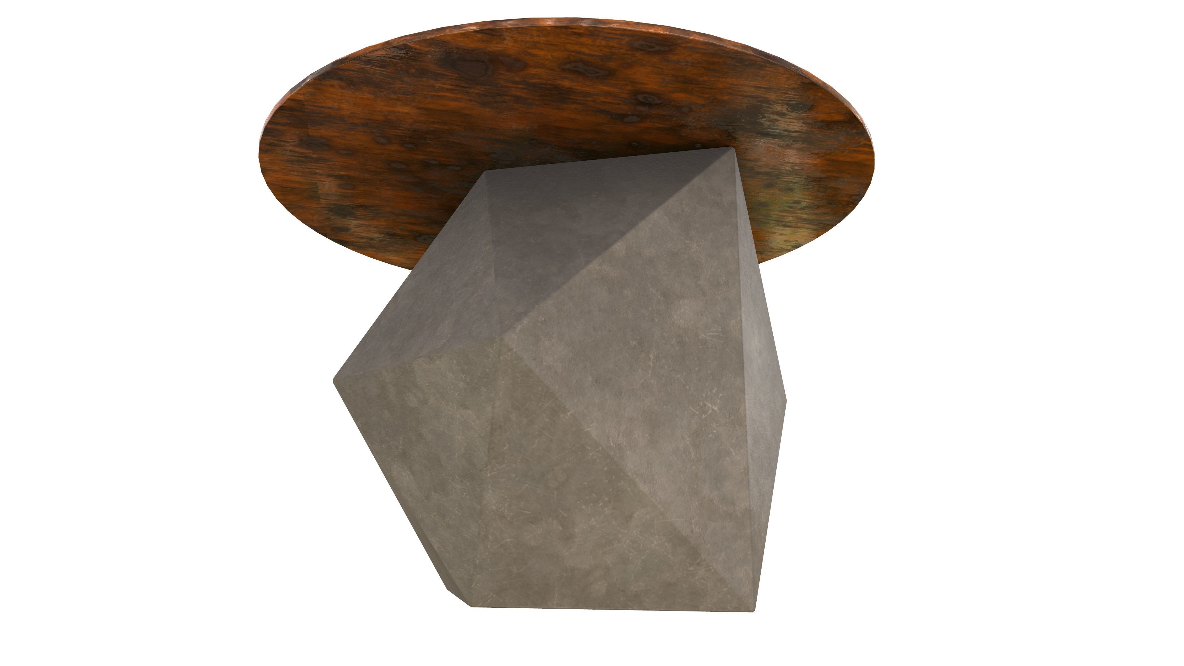 3D model Modern Round Table 3D Model AR VR PBR VR / AR / low-poly ...