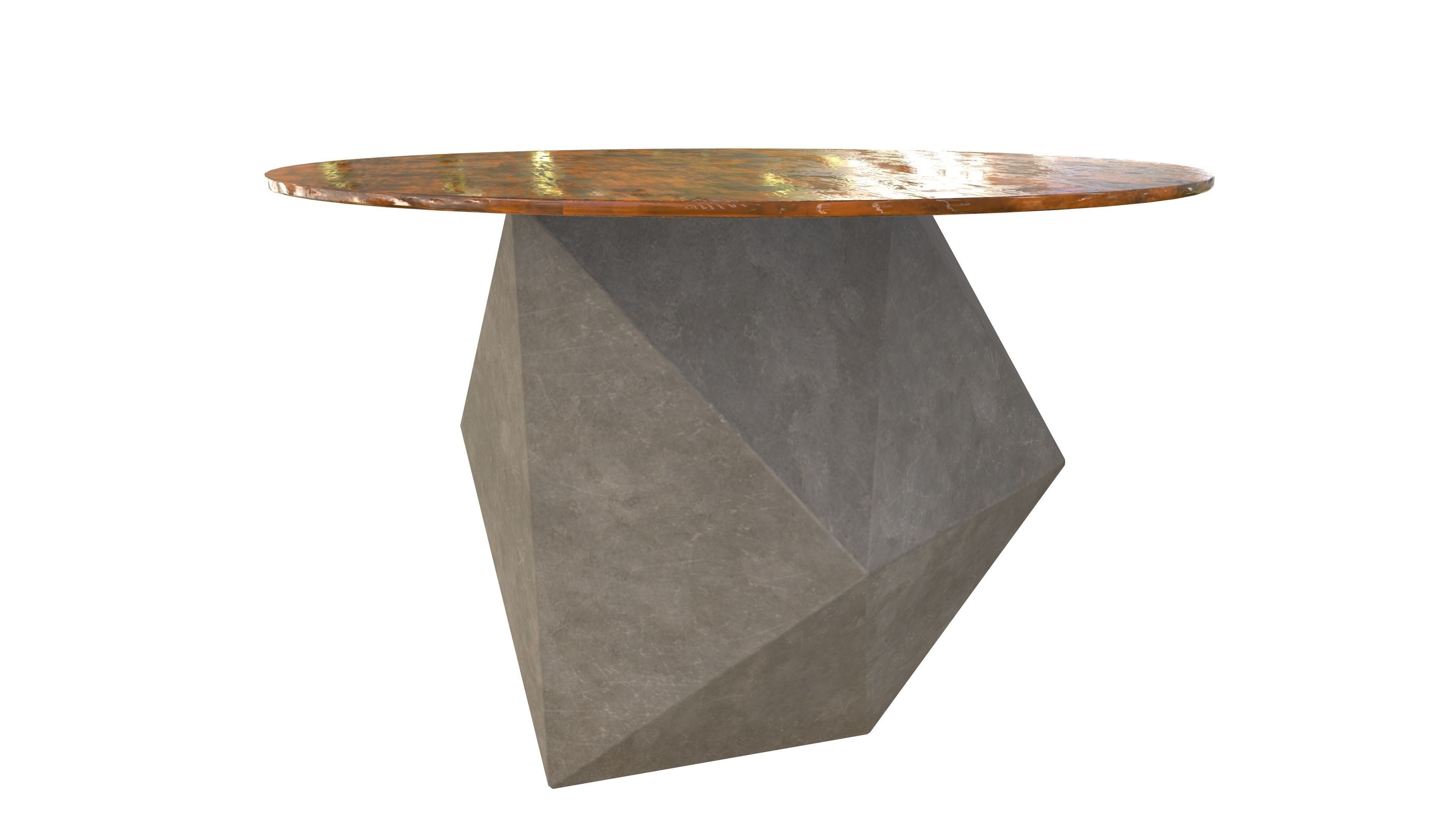 3D model Modern Round Table 3D Model AR VR PBR VR / AR / low-poly ...