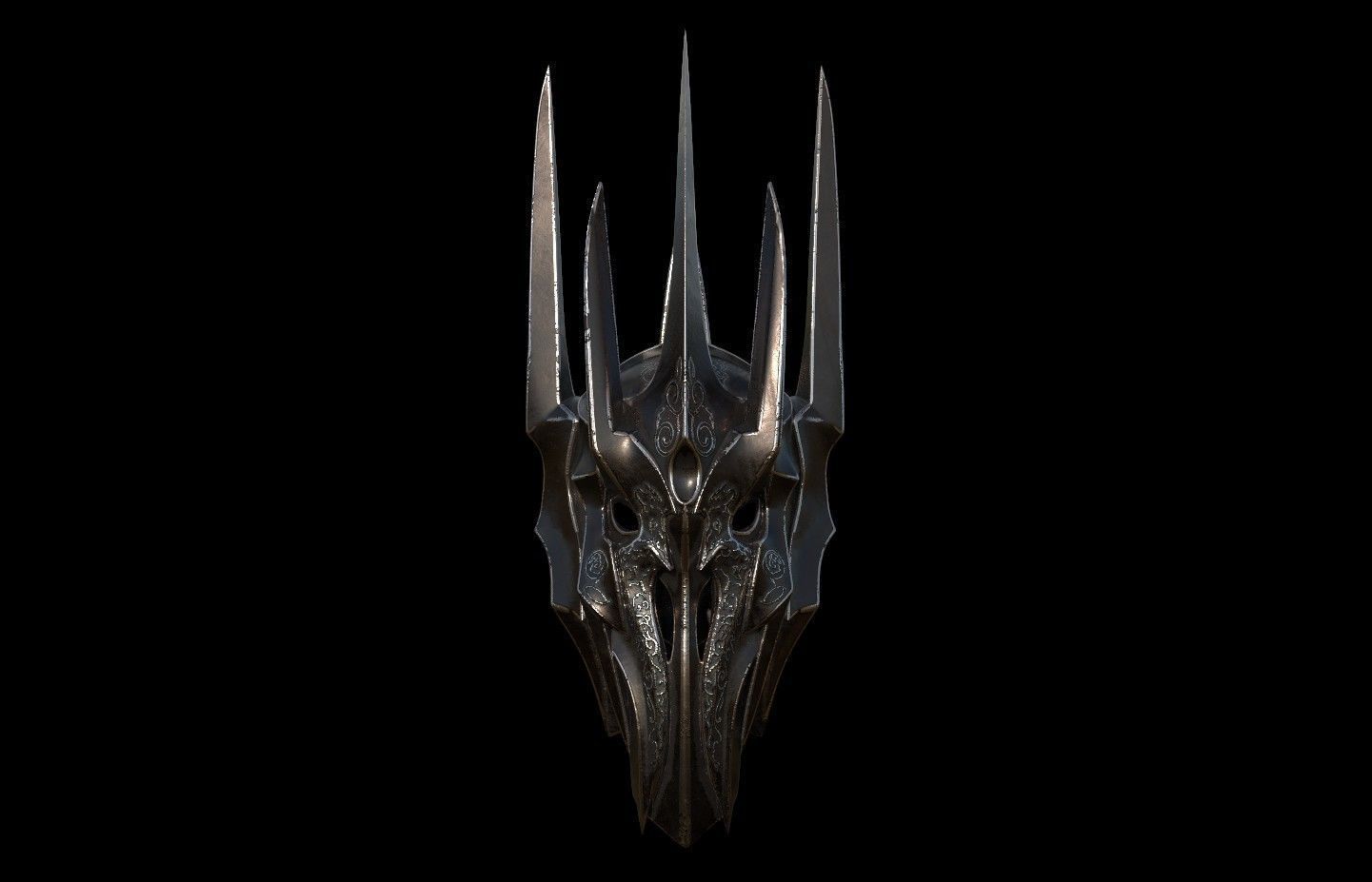 Sauron Helmet lord of the rings 3D DIGITAL DOWNLOAD FILE 3D model 3D ...