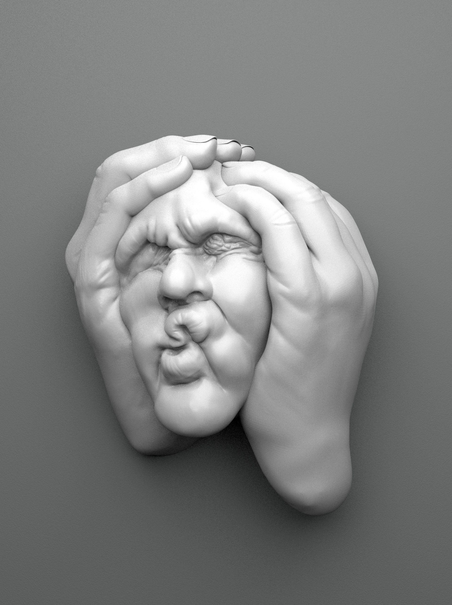 Abstract Wall Sculpture Printable 3D model 3D printable | CGTrader