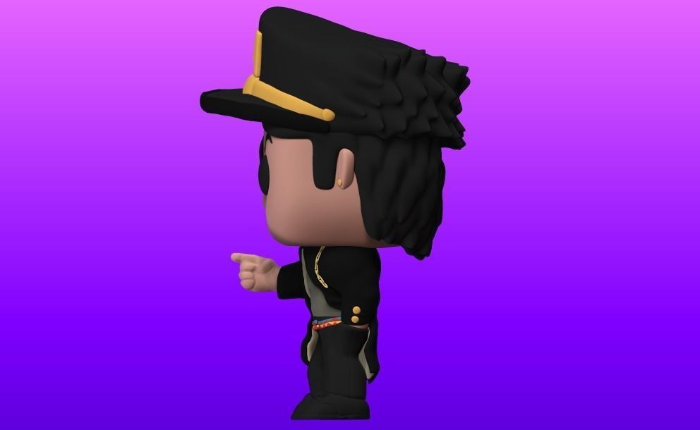 Jotaro V2 Funko Pop 3D model 3D printable | CGTrader
