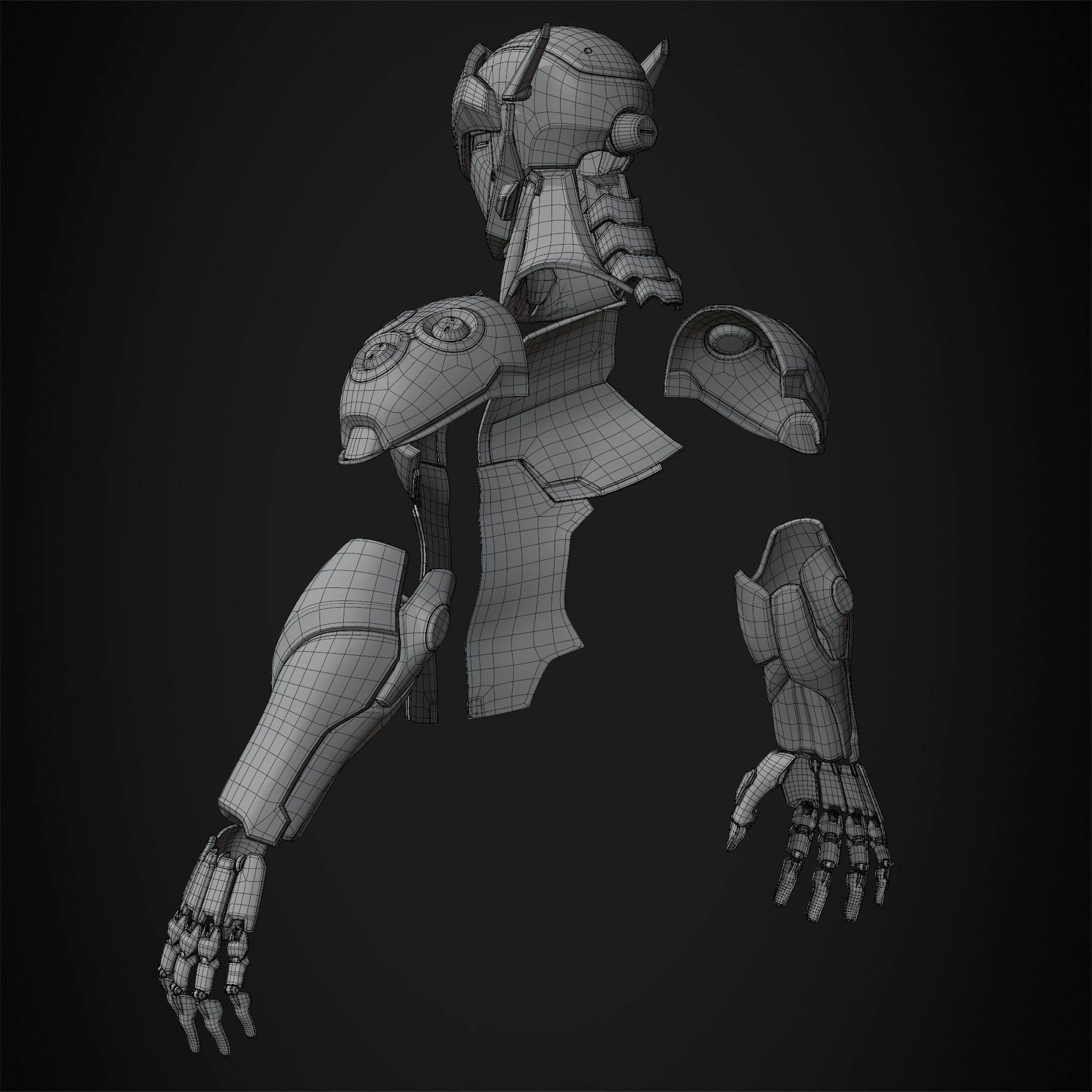 Overwatch 2 Genji Armor and Helmet for Cosplay 3D model 3D printable ...