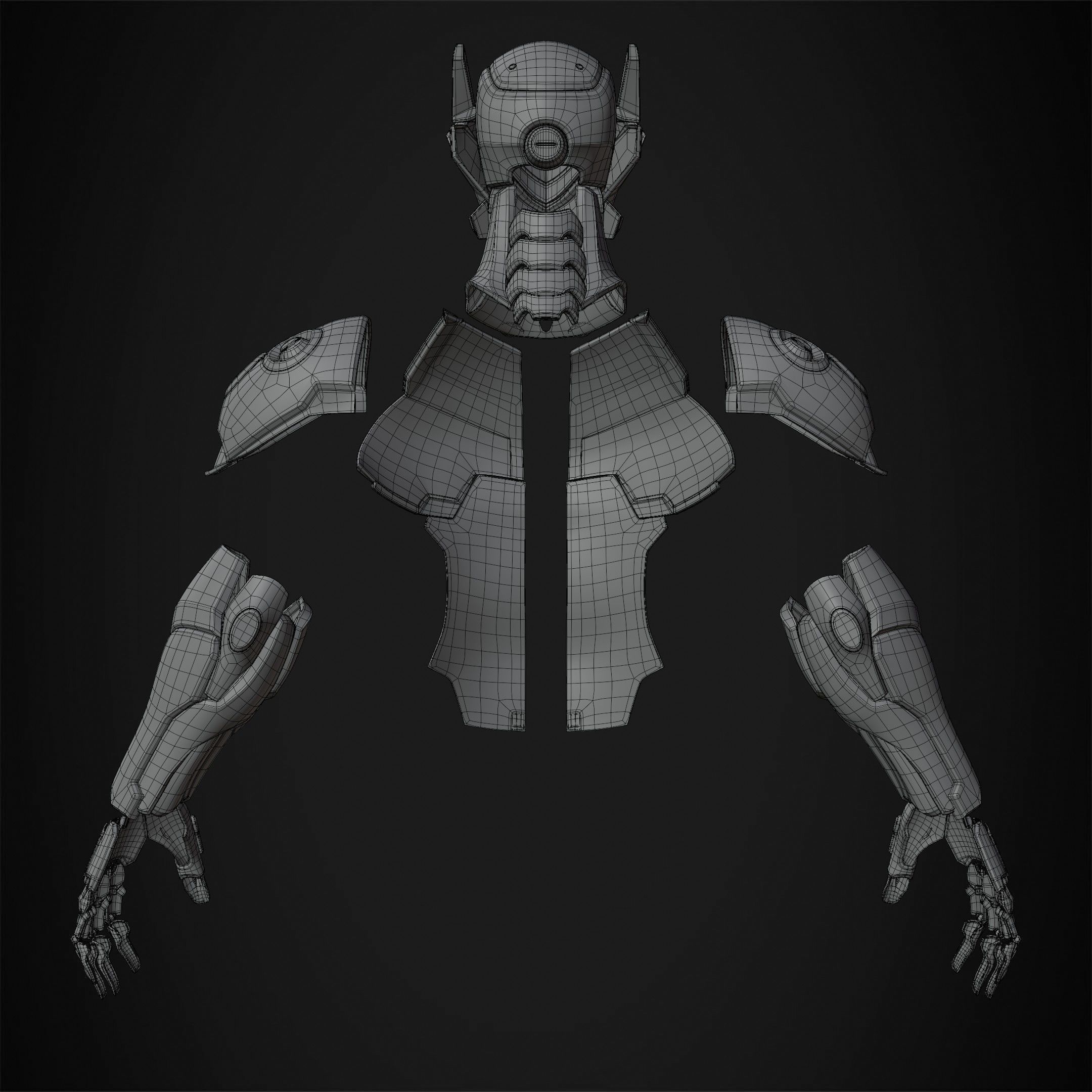 Overwatch 2 Genji Armor and Helmet for Cosplay 3D model 3D printable ...