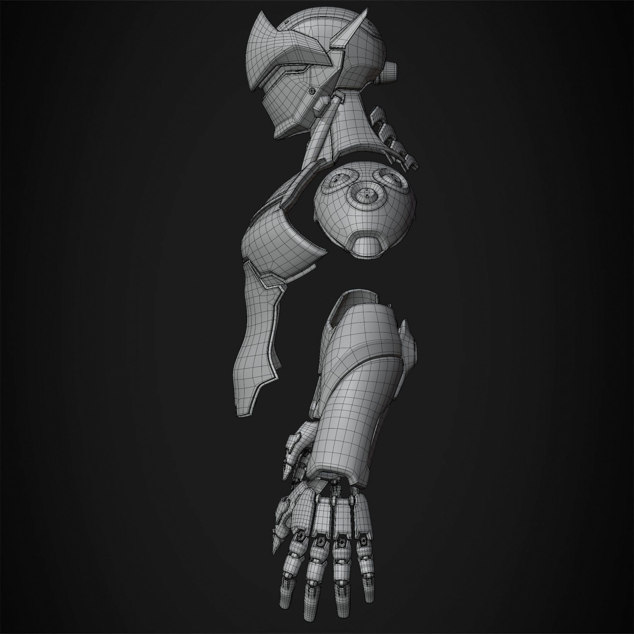 Overwatch 2 Genji Armor and Helmet for Cosplay 3D model 3D printable ...