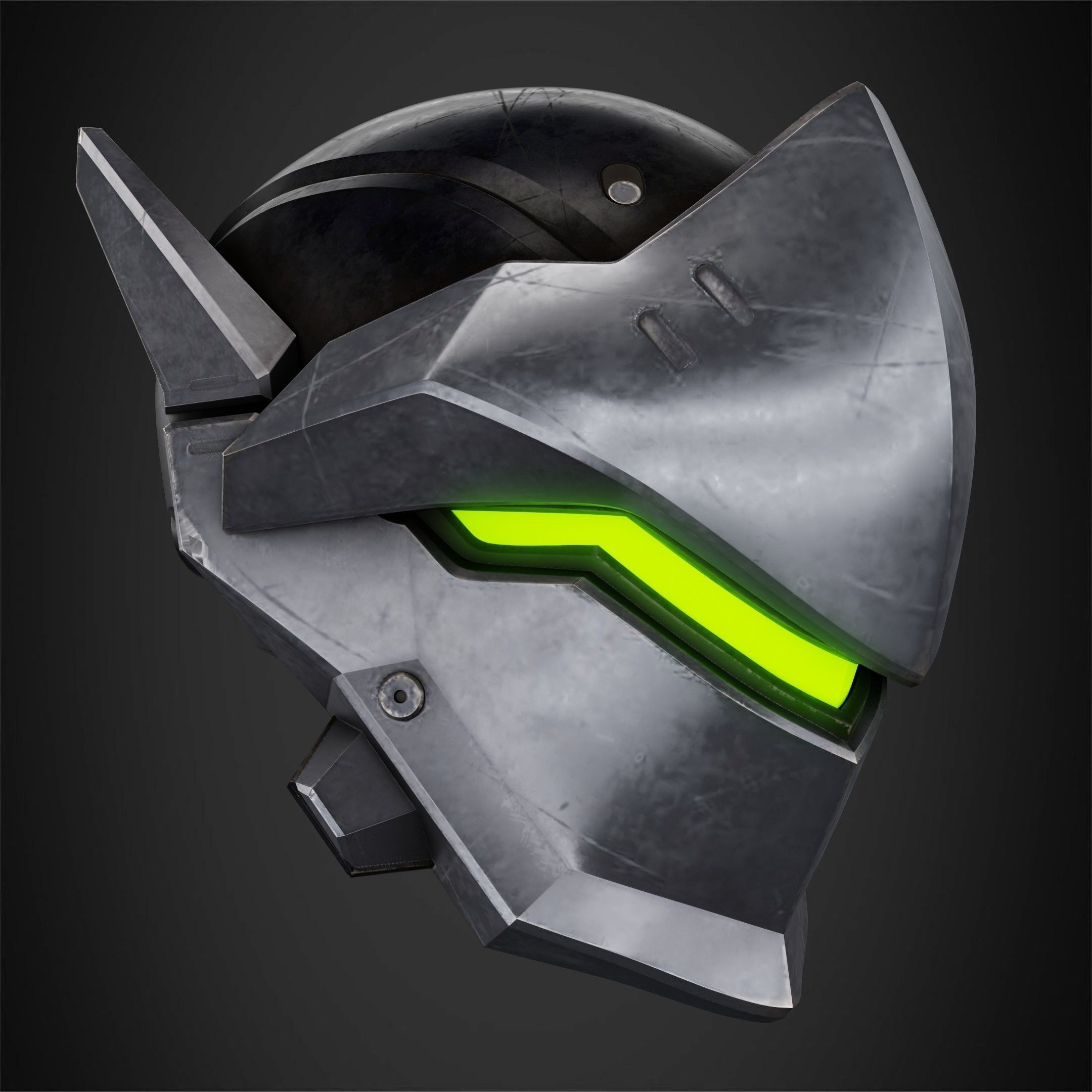 Overwatch 2 Genji Armor and Helmet for Cosplay 3D model 3D printable ...