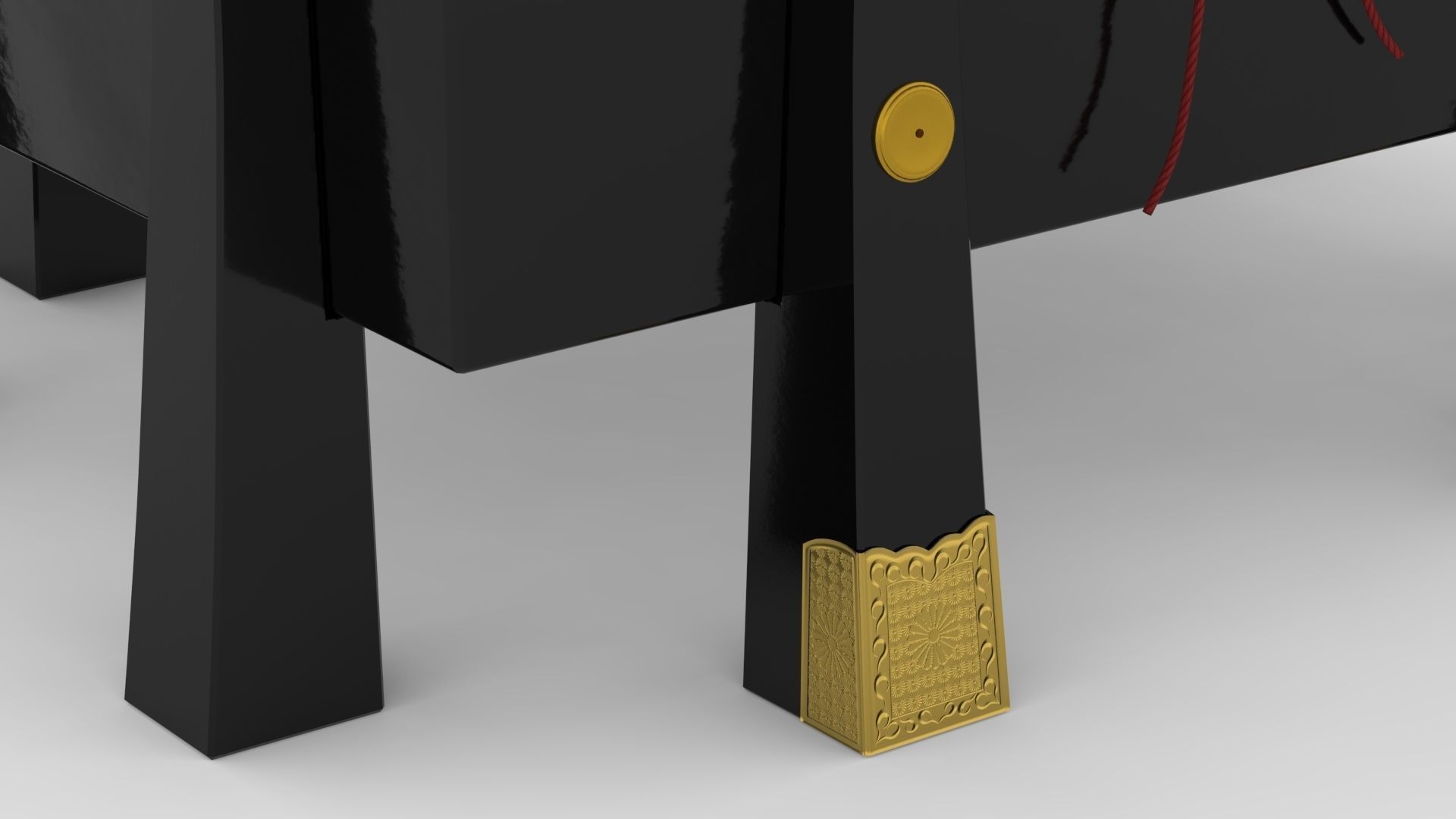 3D model Medieval Samurai Armor Chest VR / AR / low-poly | CGTrader