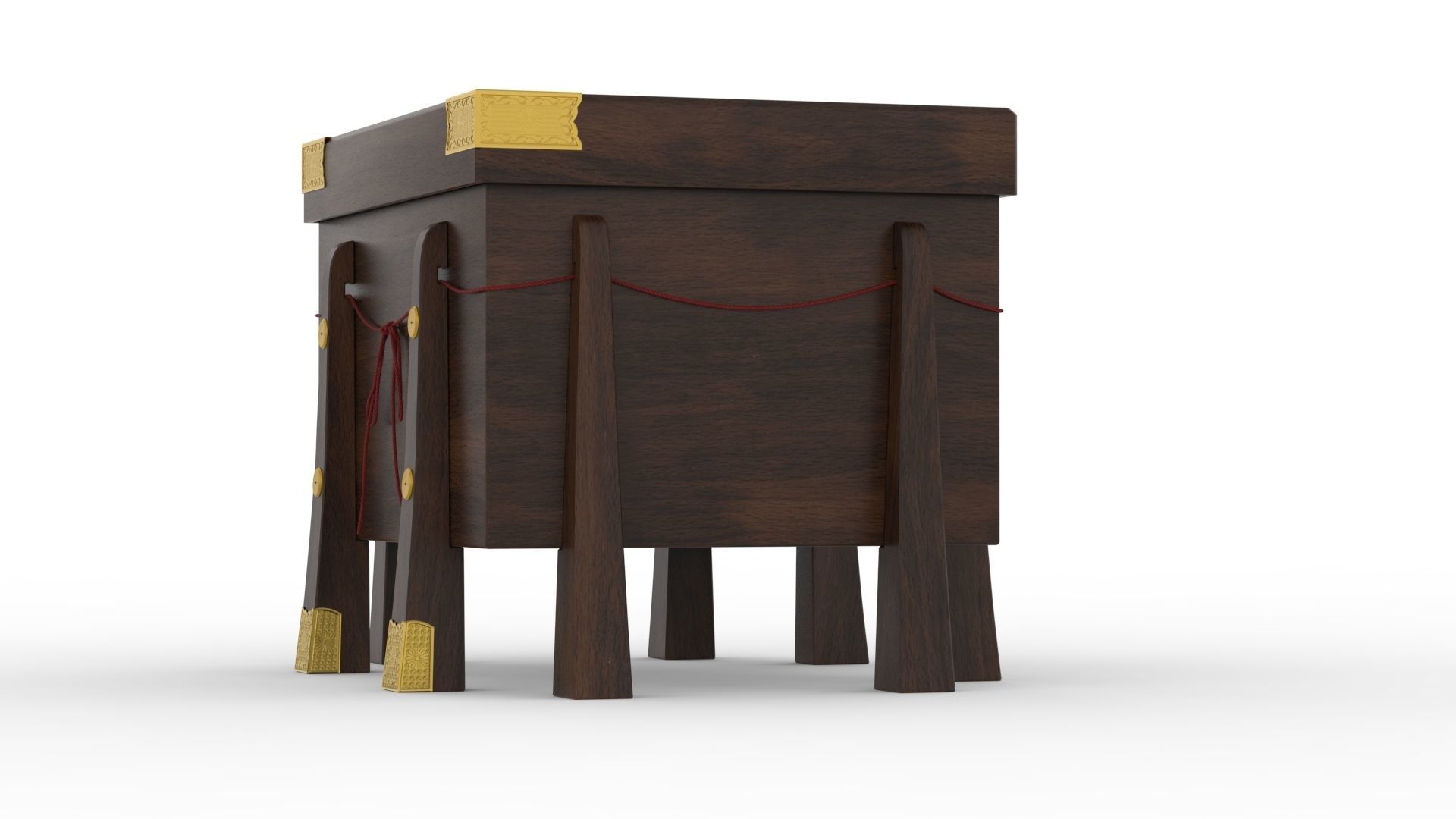 3D model Medieval Samurai Armor Chest VR / AR / low-poly | CGTrader