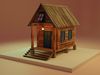 3D model Low Poly Wooden House VR / AR / low-poly | CGTrader