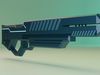Sci-fi Gun free VR / AR / low-poly 3D model | CGTrader