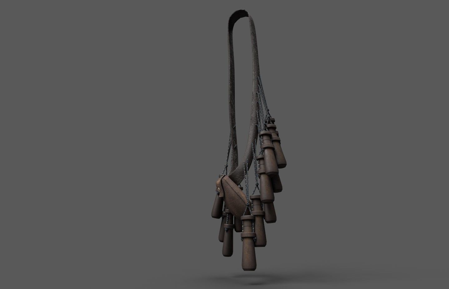 3D model Historic 16th century bandolier VR / AR / low-poly | CGTrader