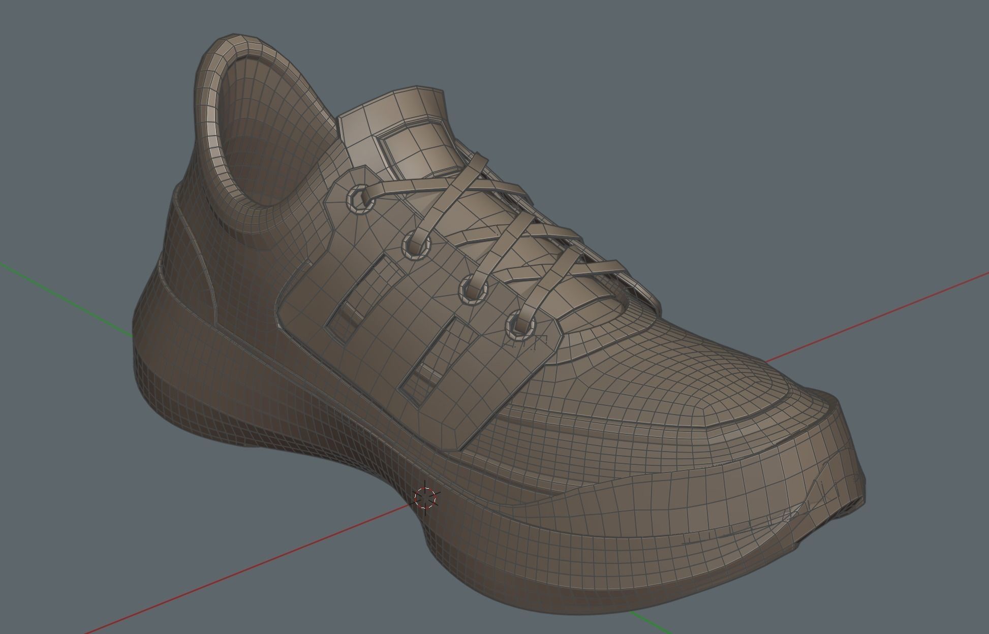 Basic shoe 01 free 3D model | CGTrader