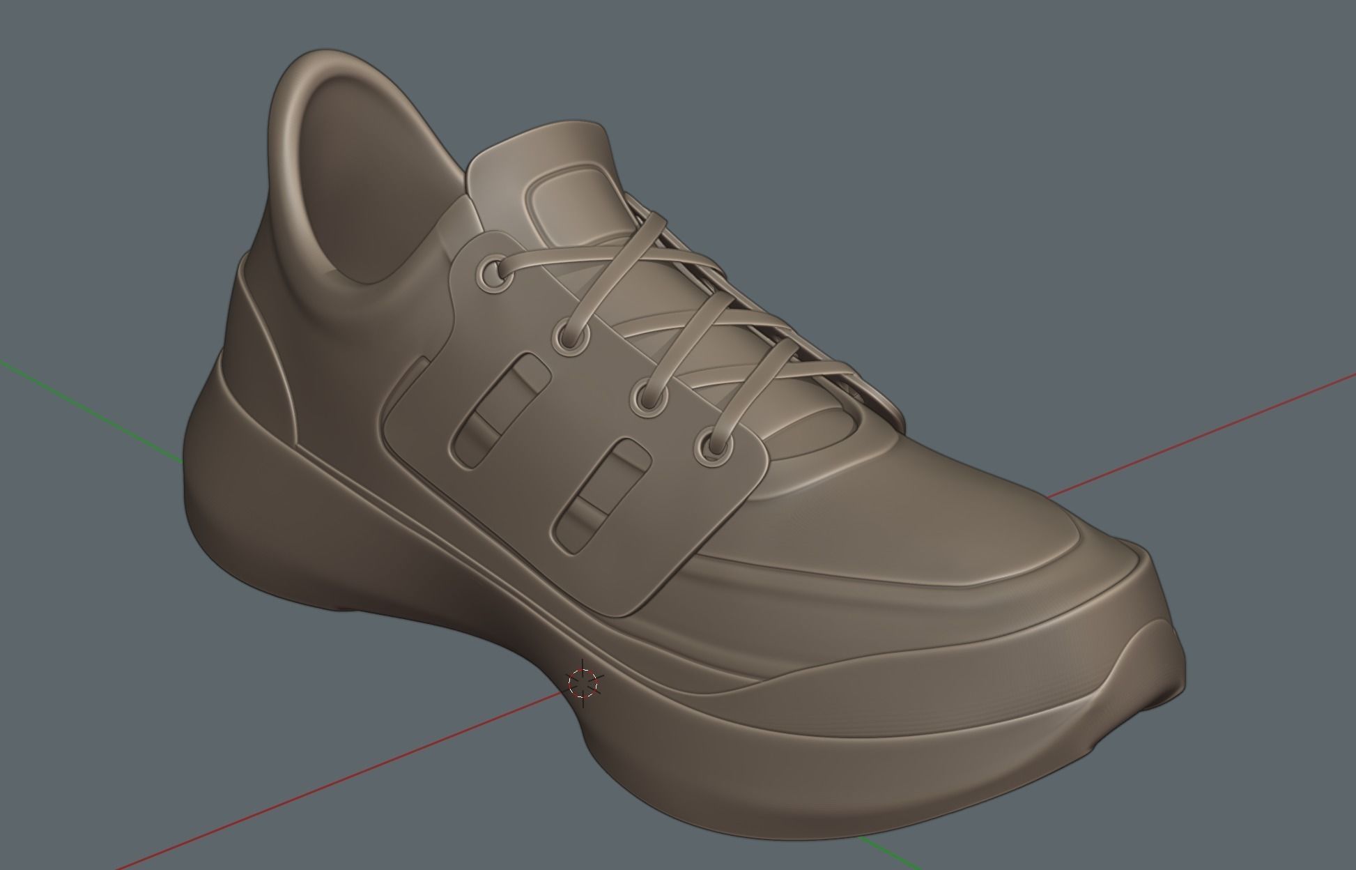 Basic shoe 01 free 3D model | CGTrader