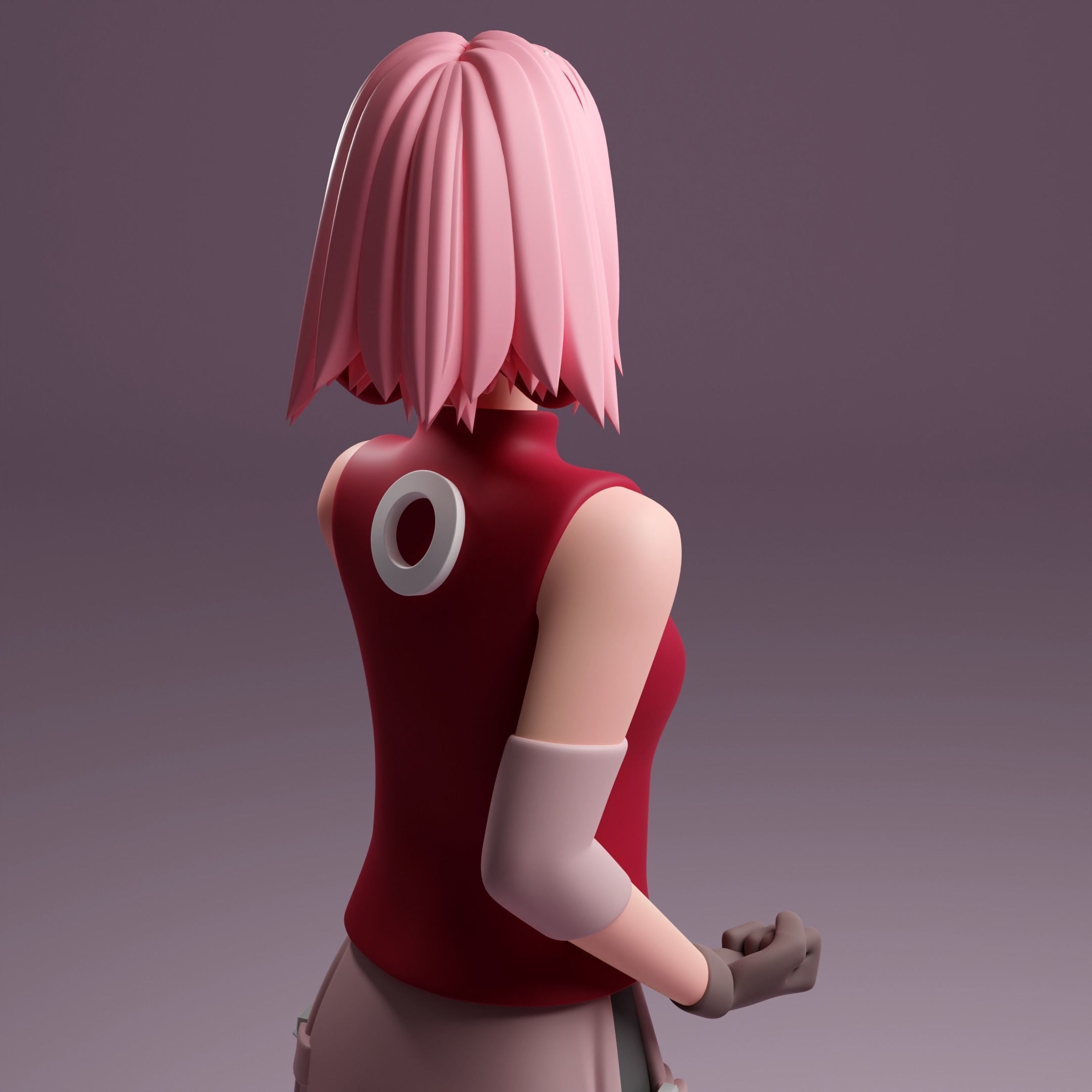 Sakura Haruno 3D model 3D printable | CGTrader